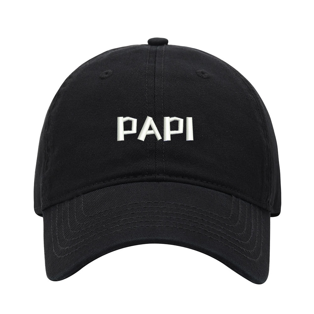 Baseball Cap Men Papi Gift Embroidered Washed Cotton Dad Hat Baseball ...