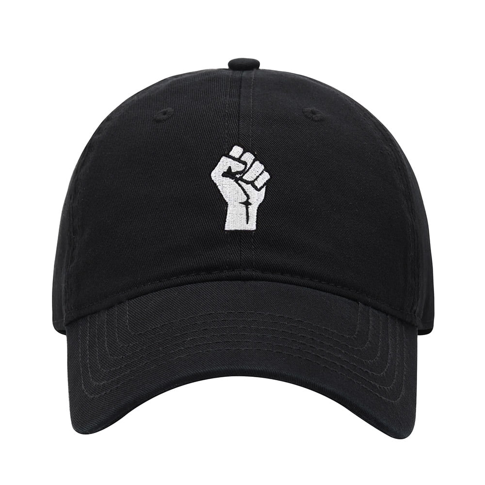 Baseball Cap Men Power BLM Embroidered Washed Cotton Dad Hat Baseball ...