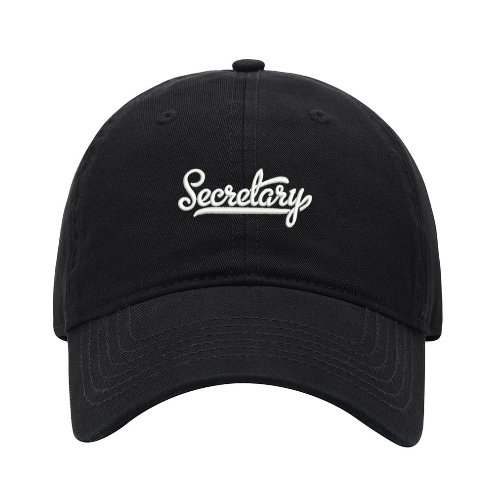 Baseball Cap Men Secretary Embroidered Washed Cotton Dad Hat Baseball ...
