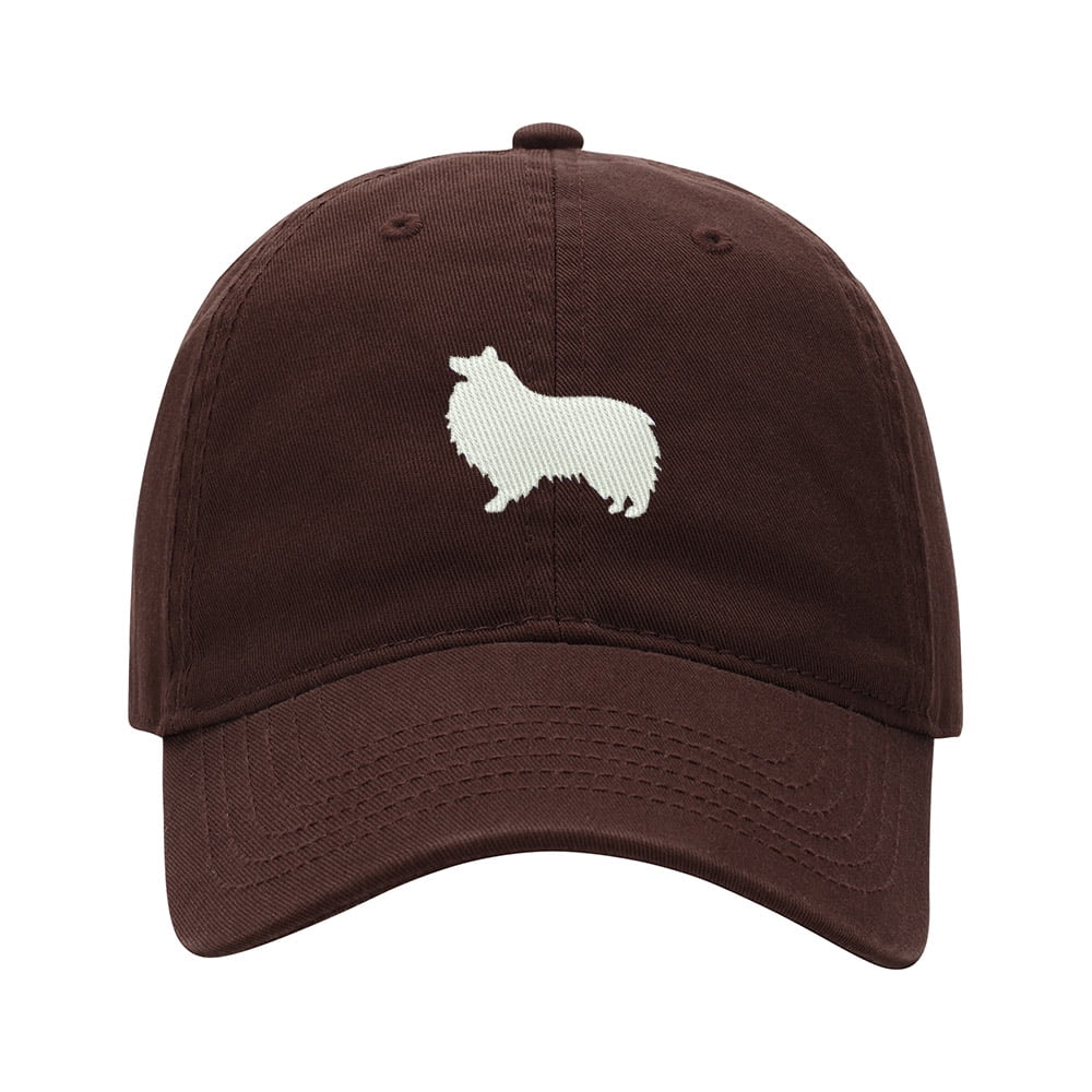 Baseball Cap Men Shetland Sheepdog Embroidered Washed Cotton Dad Hat ...