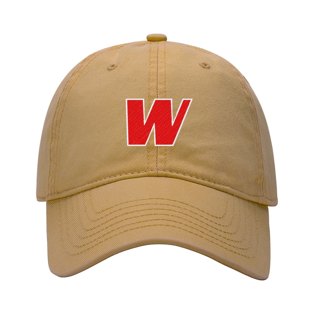 Baseball Cap Men Sports Letter W Embroidered Washed Cotton Dad Hat ...