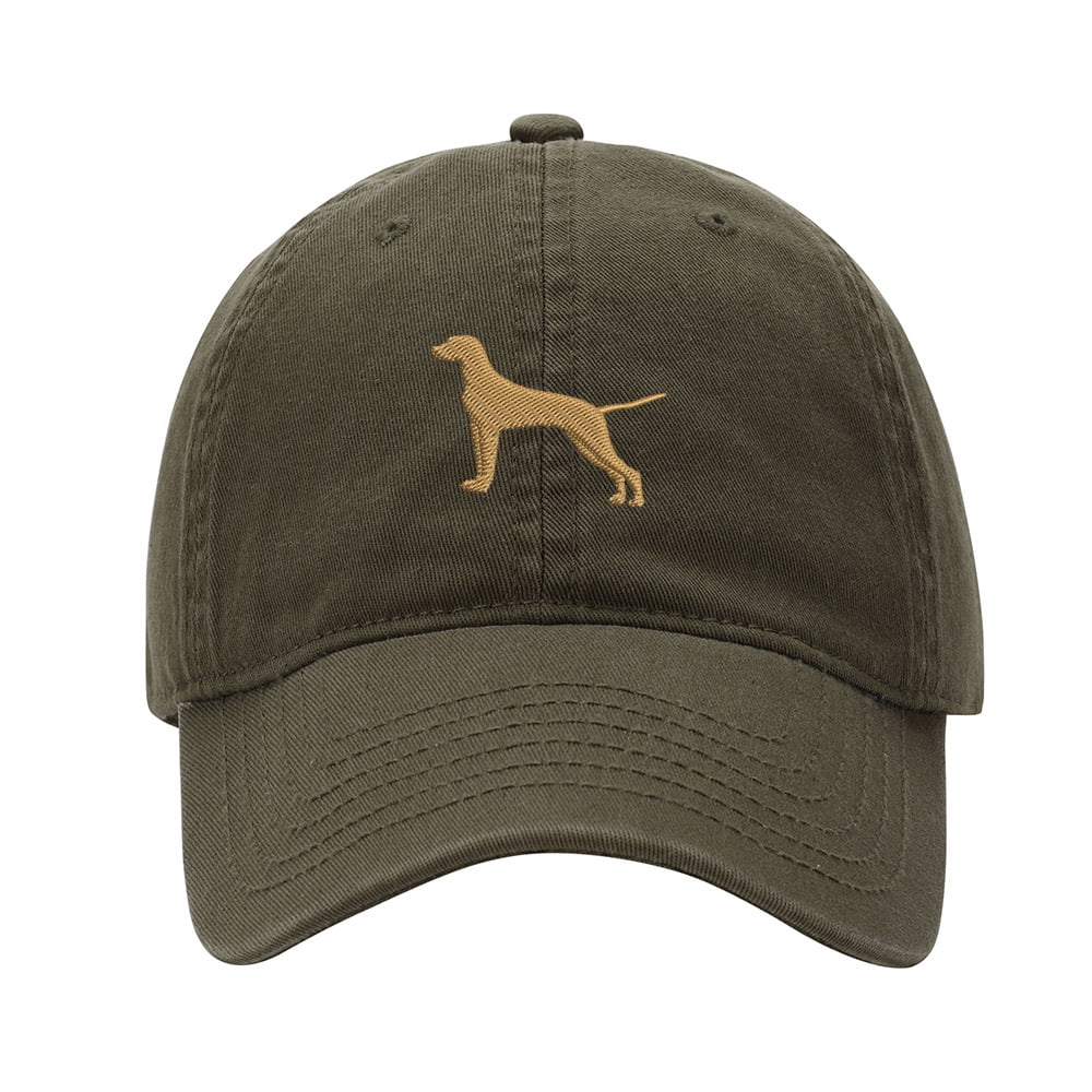 Baseball Cap Men Vizsla Dog Embroidered Washed Cotton Dad Hat Baseball ...
