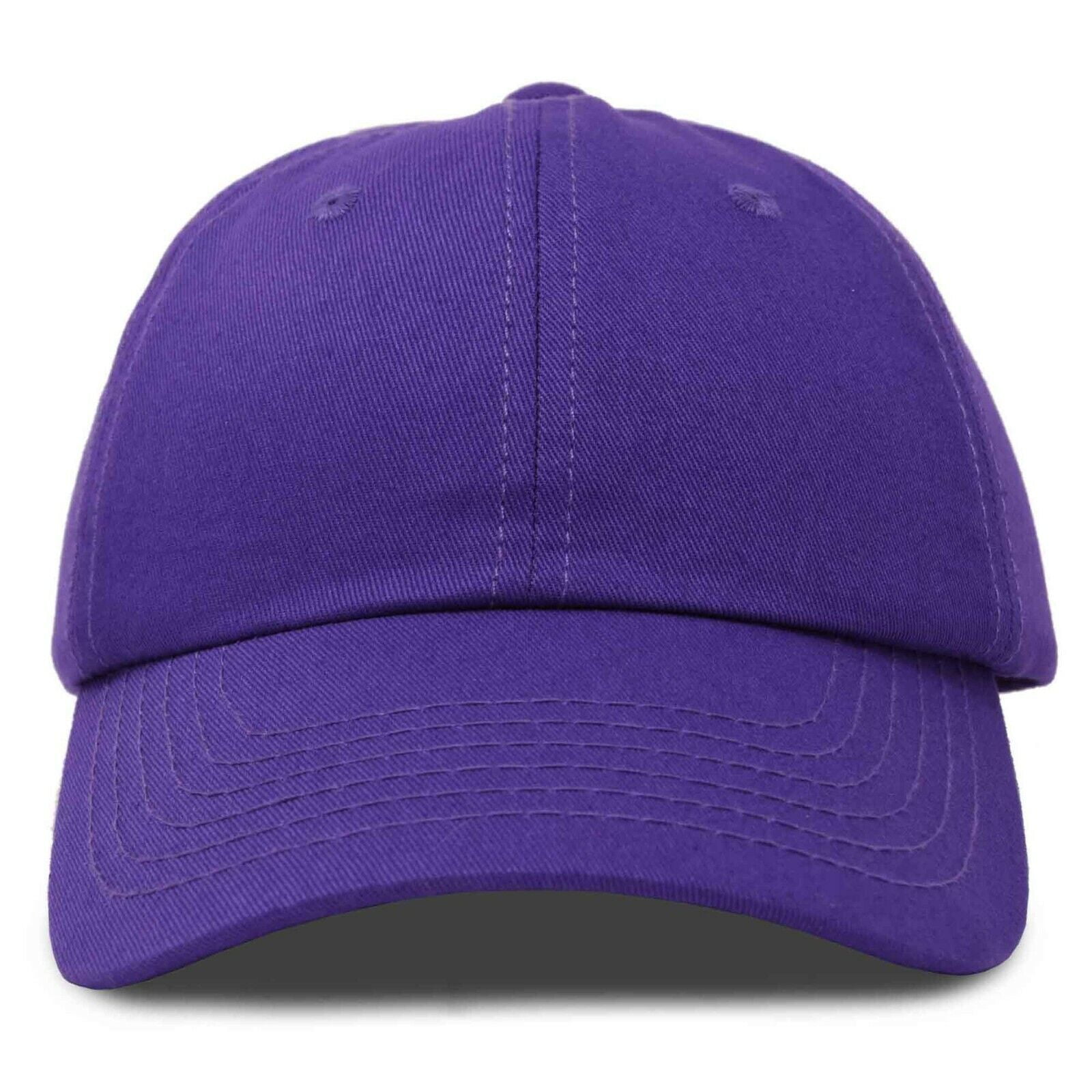 Baseball Cap Men Women Plain Cotton Baseball Cap Adjustable Blank ...