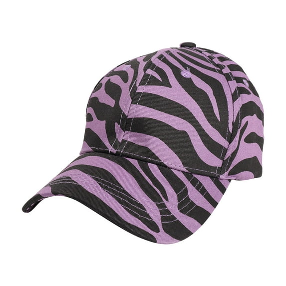 Baseball Cap Men Women Zebra Pattern Print Adjustable Unisex Hat ...