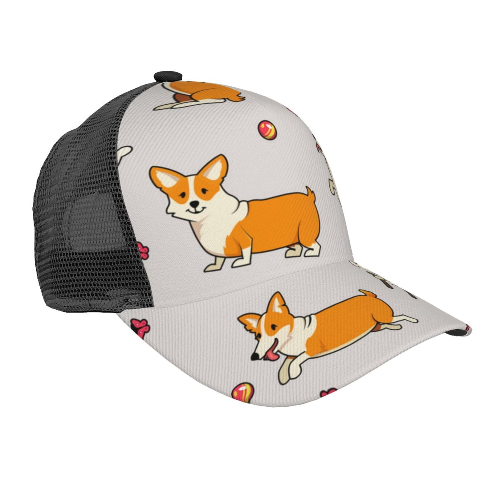Baseball Cap Mesh Snapback 3D Adjustable Hip Hop Trucker Hats, Cute ...