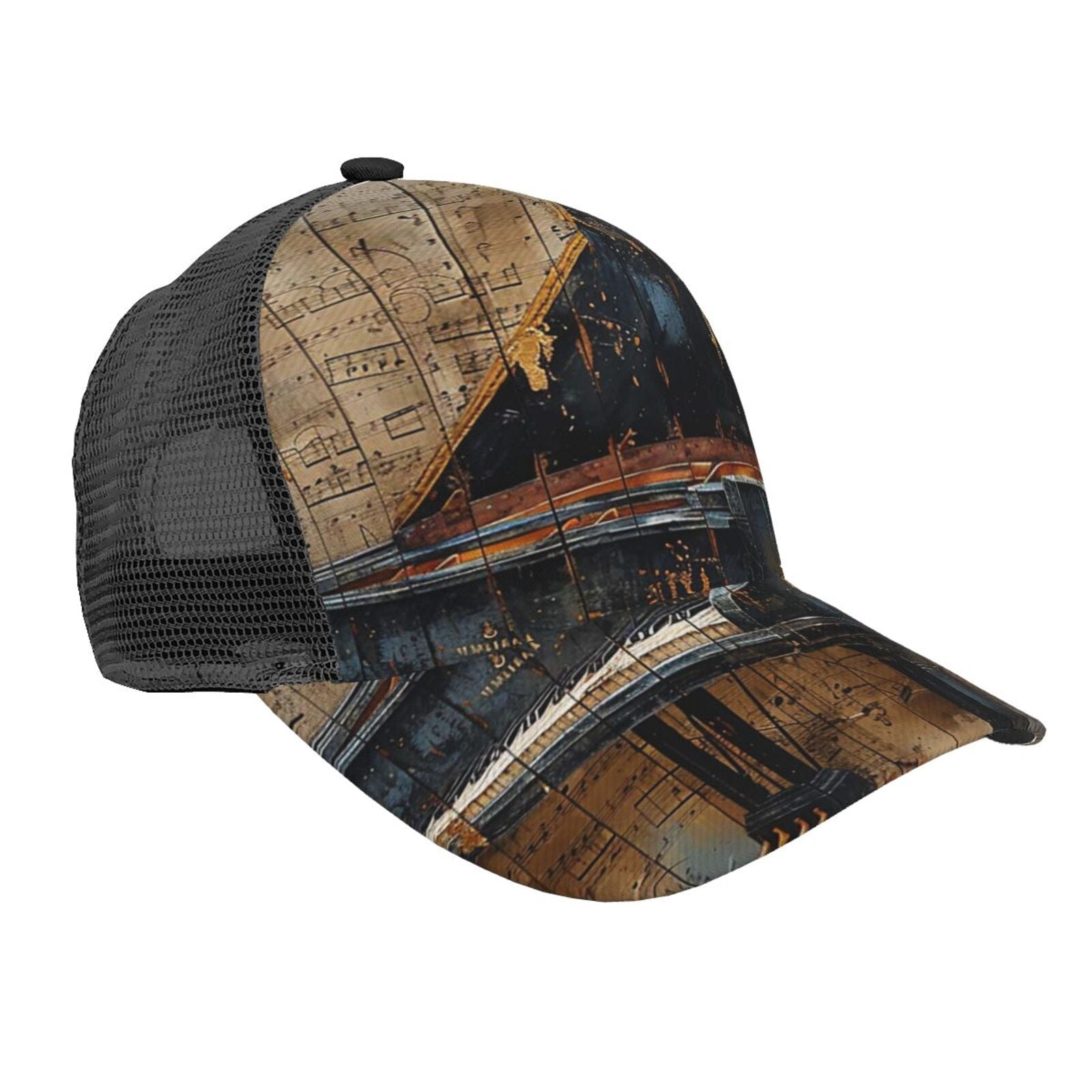 Baseball Cap Mesh Snapback 3D Adjustable Hip Hop Trucker Hats, Vintage ...