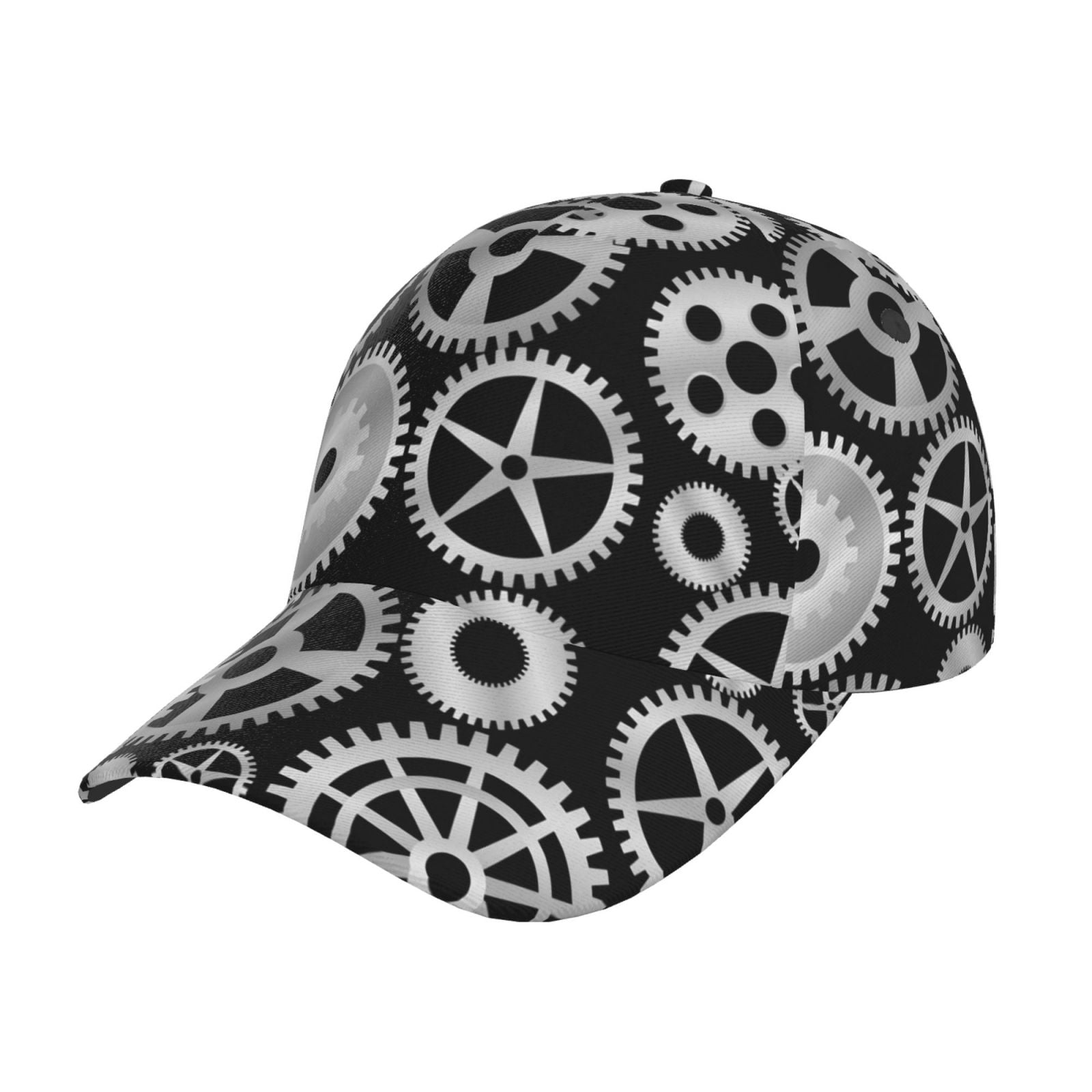 Baseball Cap, Metallic Gears Trucker Hats Women Dad Hat for Workouts ...