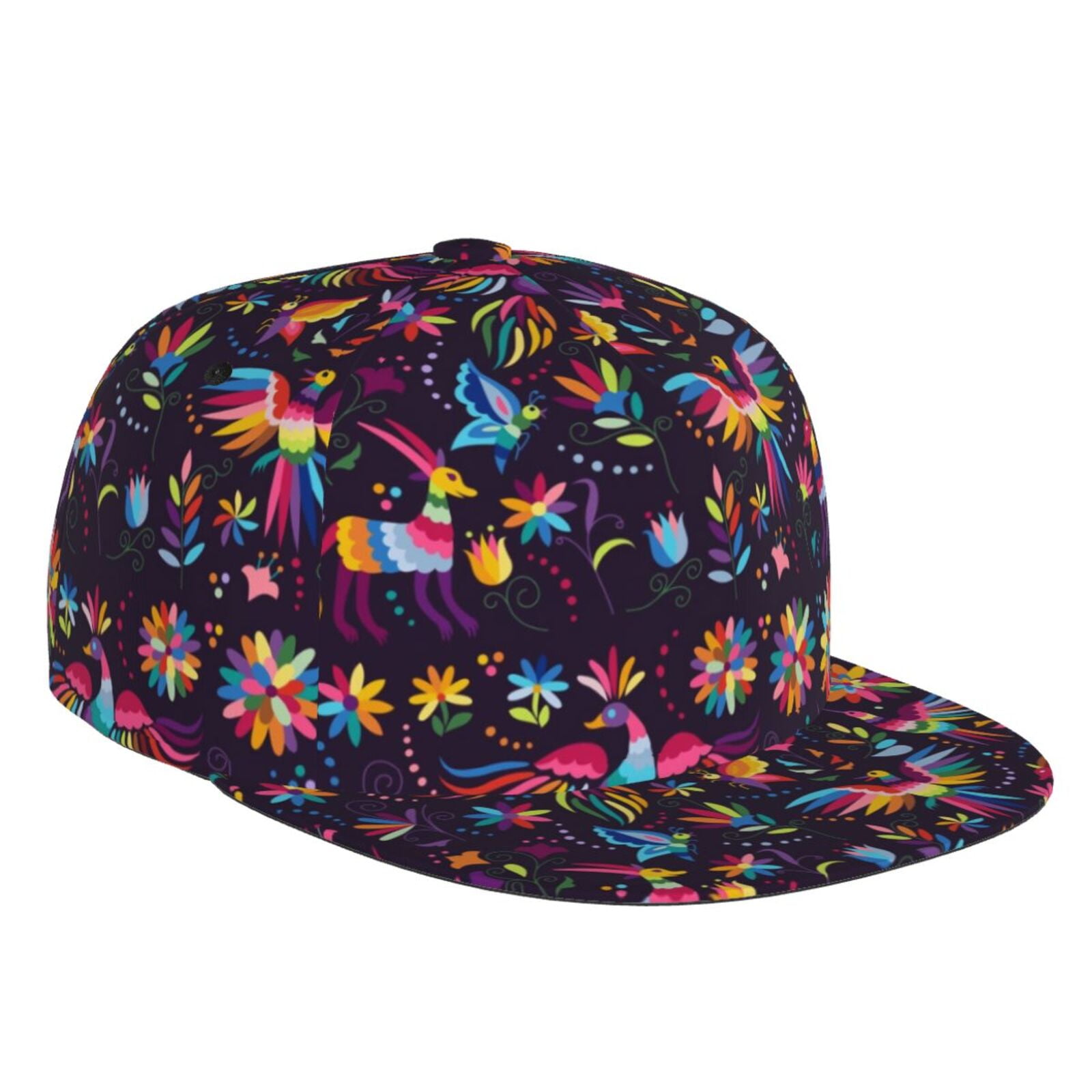 Baseball Cap - Mexican Flowers Birds Hats for Men/Women Low Profile ...