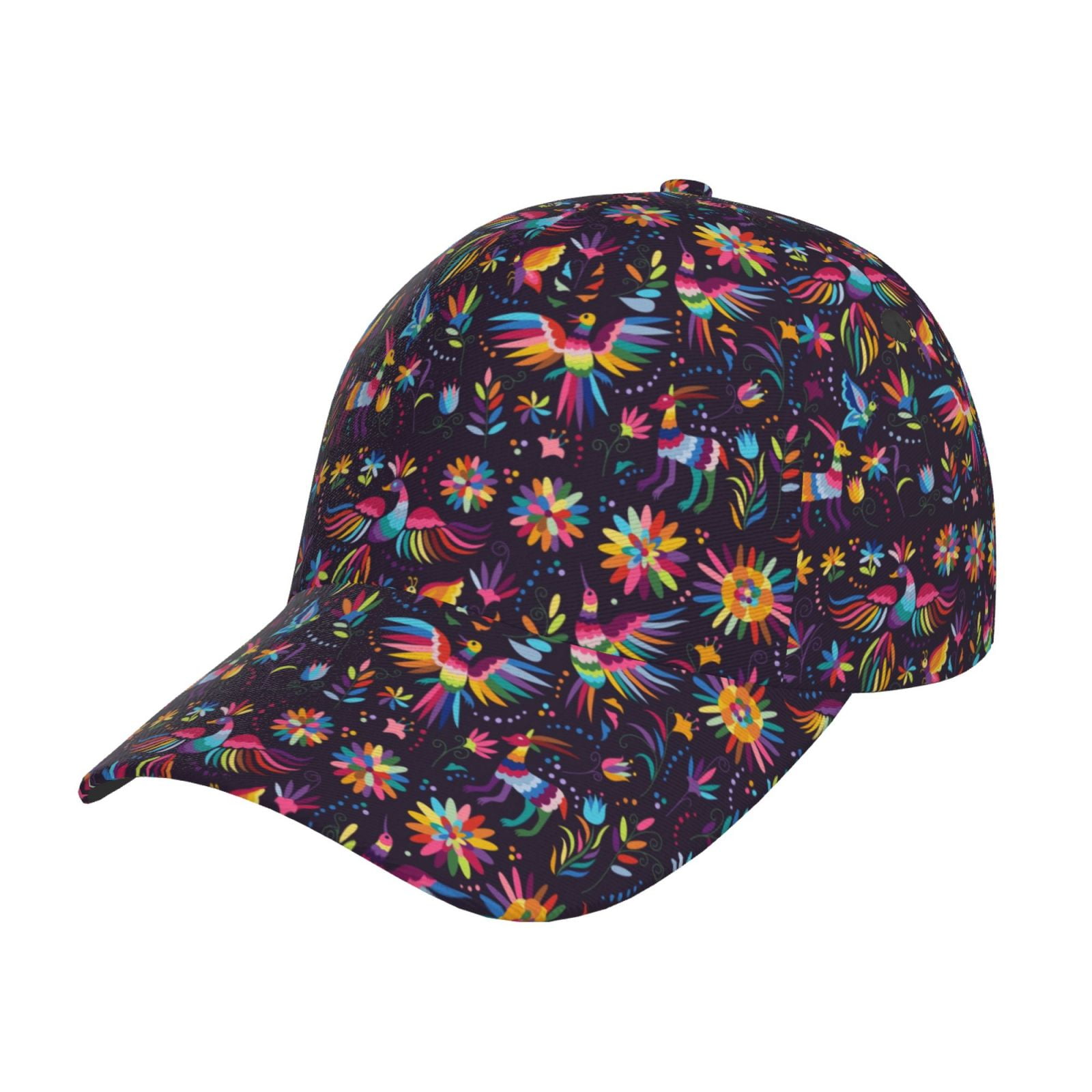 Baseball Cap - Mexican Flowers Birds Hats for Men Women Low Profile ...
