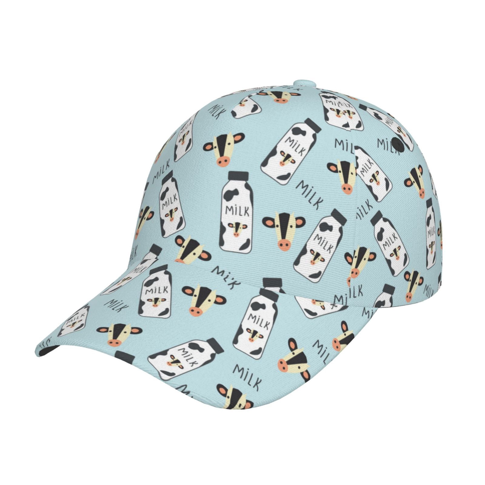 Baseball Cap, Milk Bottles And Cow Head Sun Hats for Men Women ...