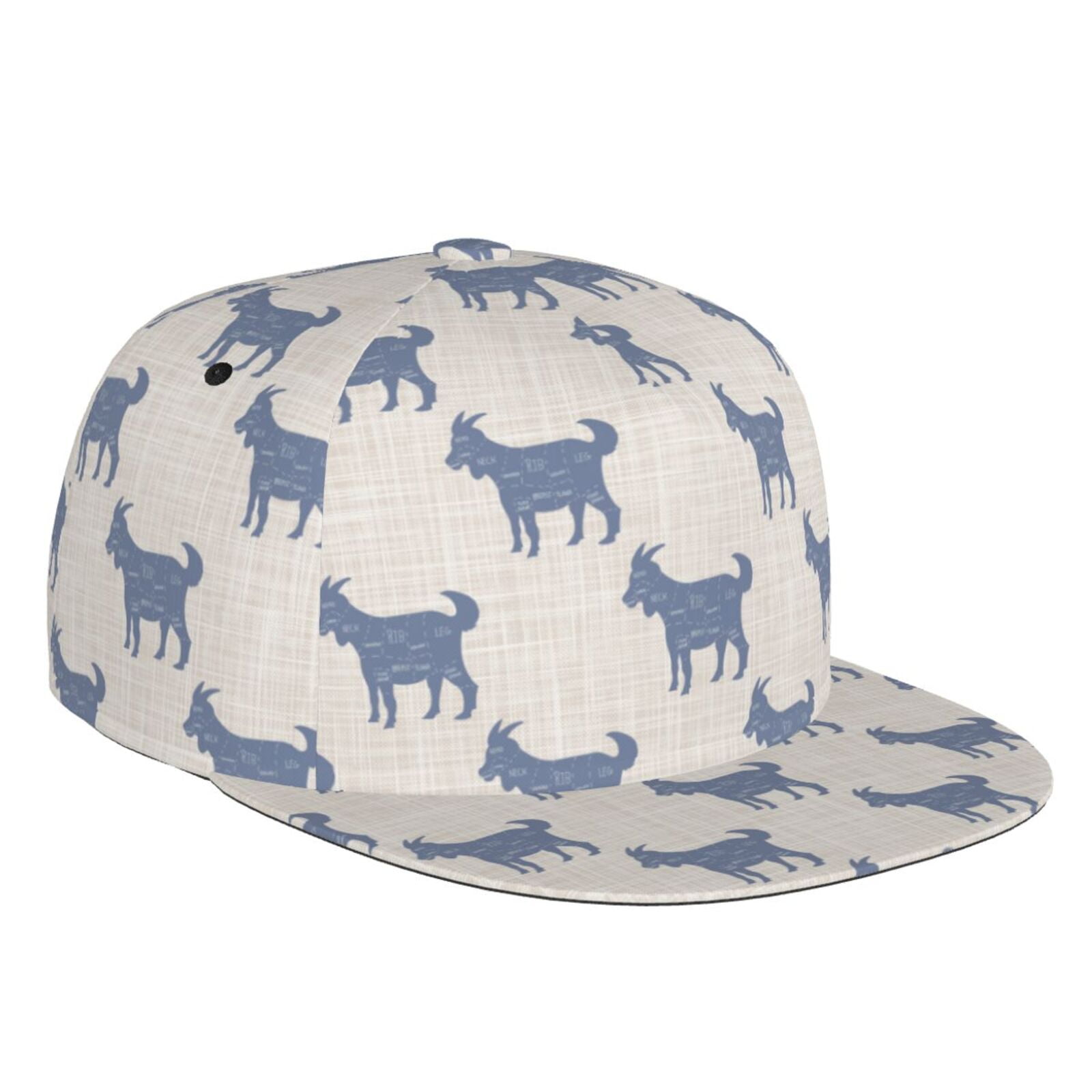 Baseball Cap - Minimalist Plaid Cartoon Cute Goat Hats for Men/Women ...