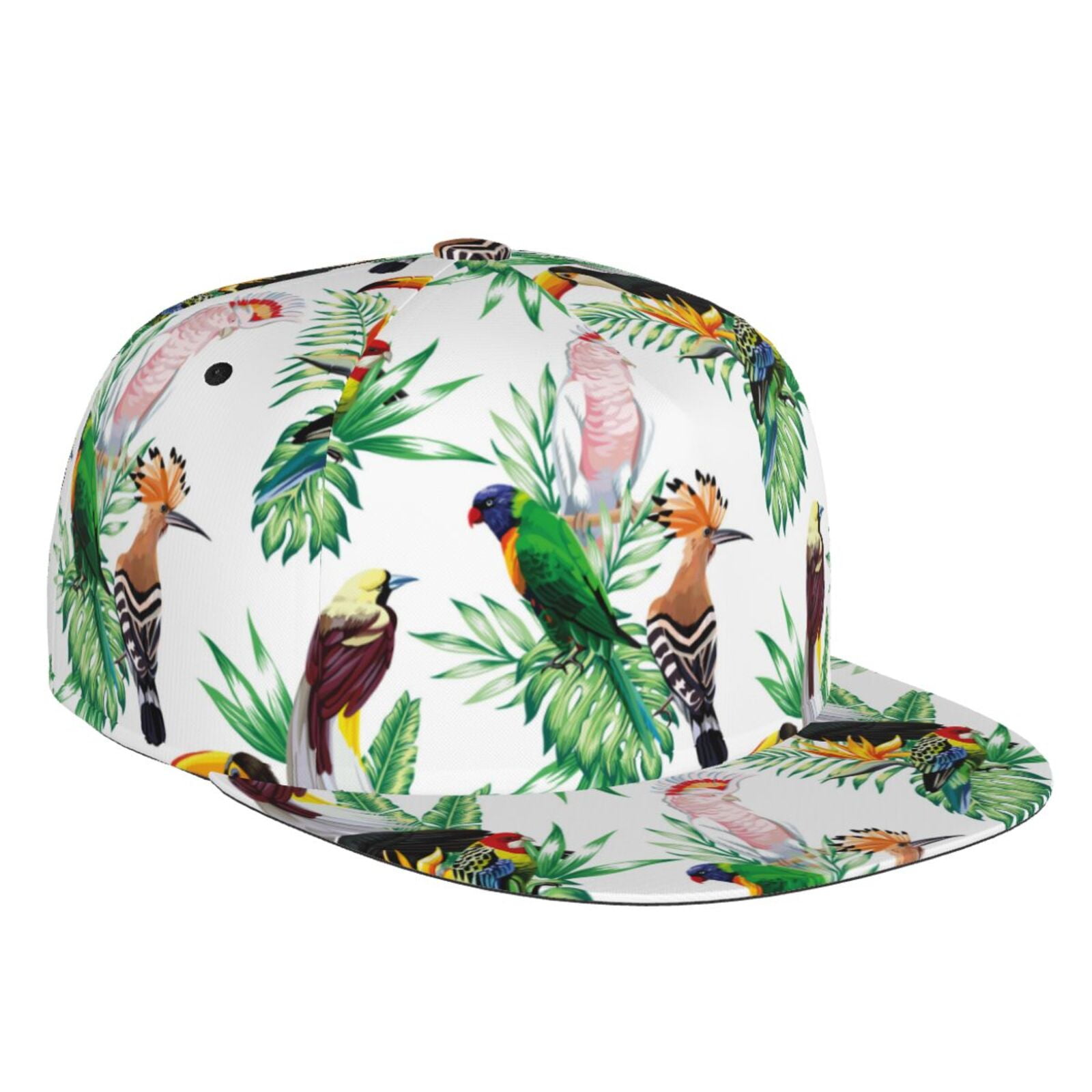 Baseball Cap - Modern Parrot Toucan Cockatoo Hats for Men/Women Low ...