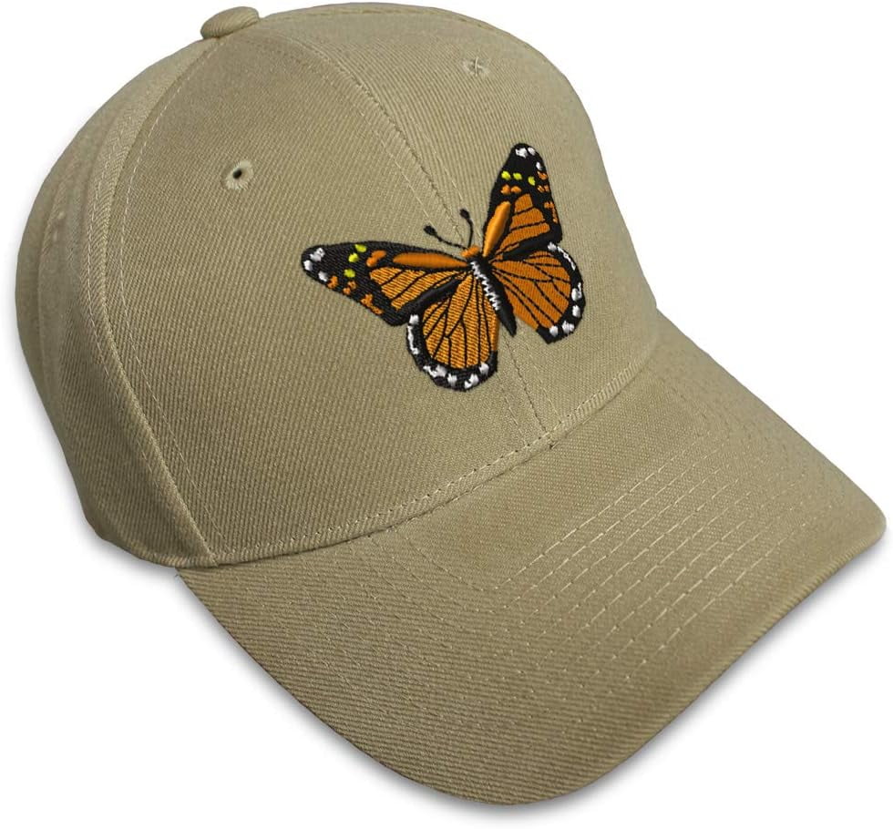 Baseball Cap Monarch Butterfly Embroidery Animals Insects Hats for Men ...