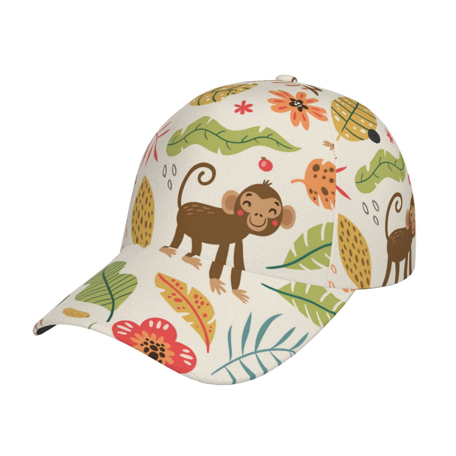 Baseball Cap - Monkeys In The Jungle Adjustable Size Hats For Men And Women, Dad Hat Golf ...