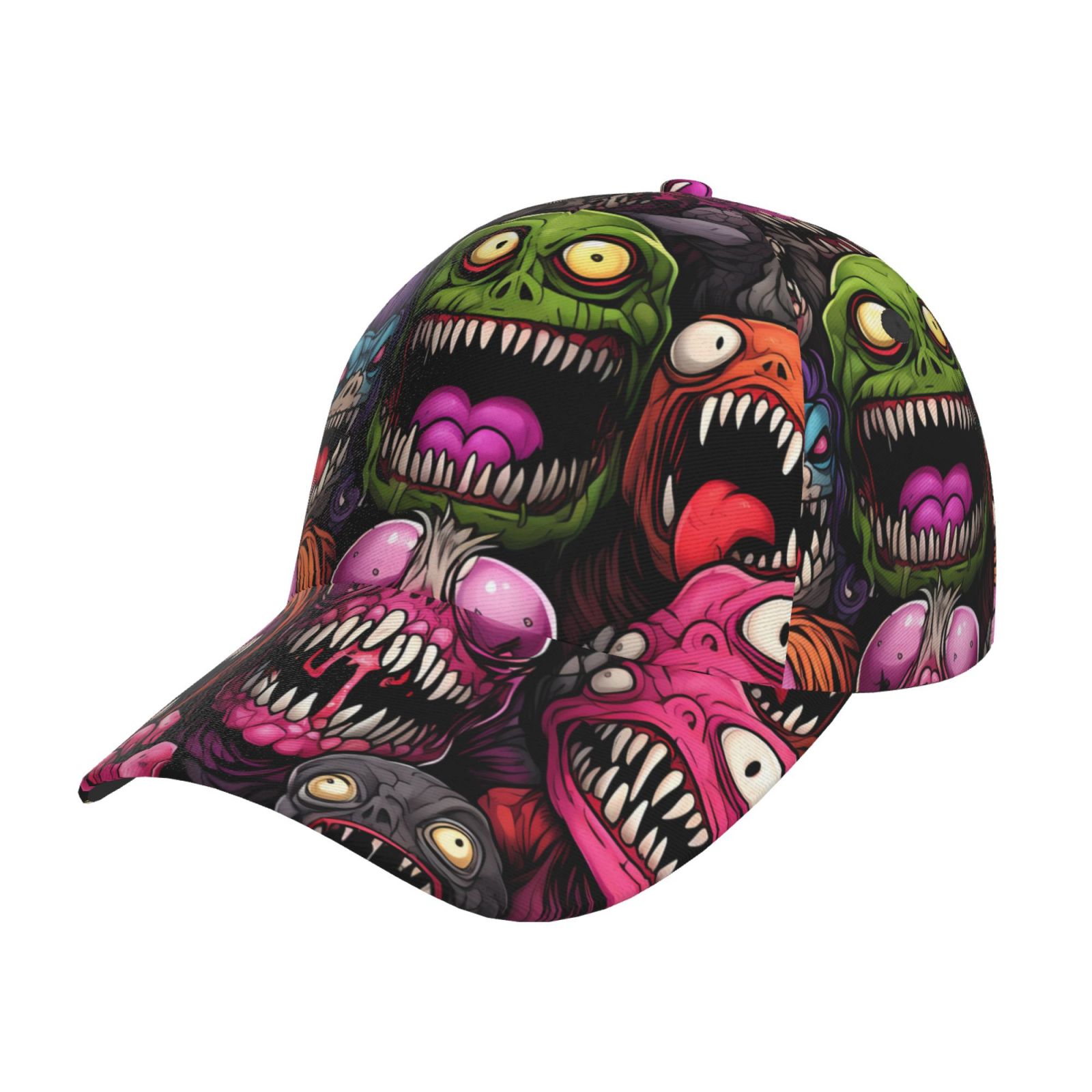 Baseball Cap - Monstrous Cartoon Characters Adjustable Size Hats For ...