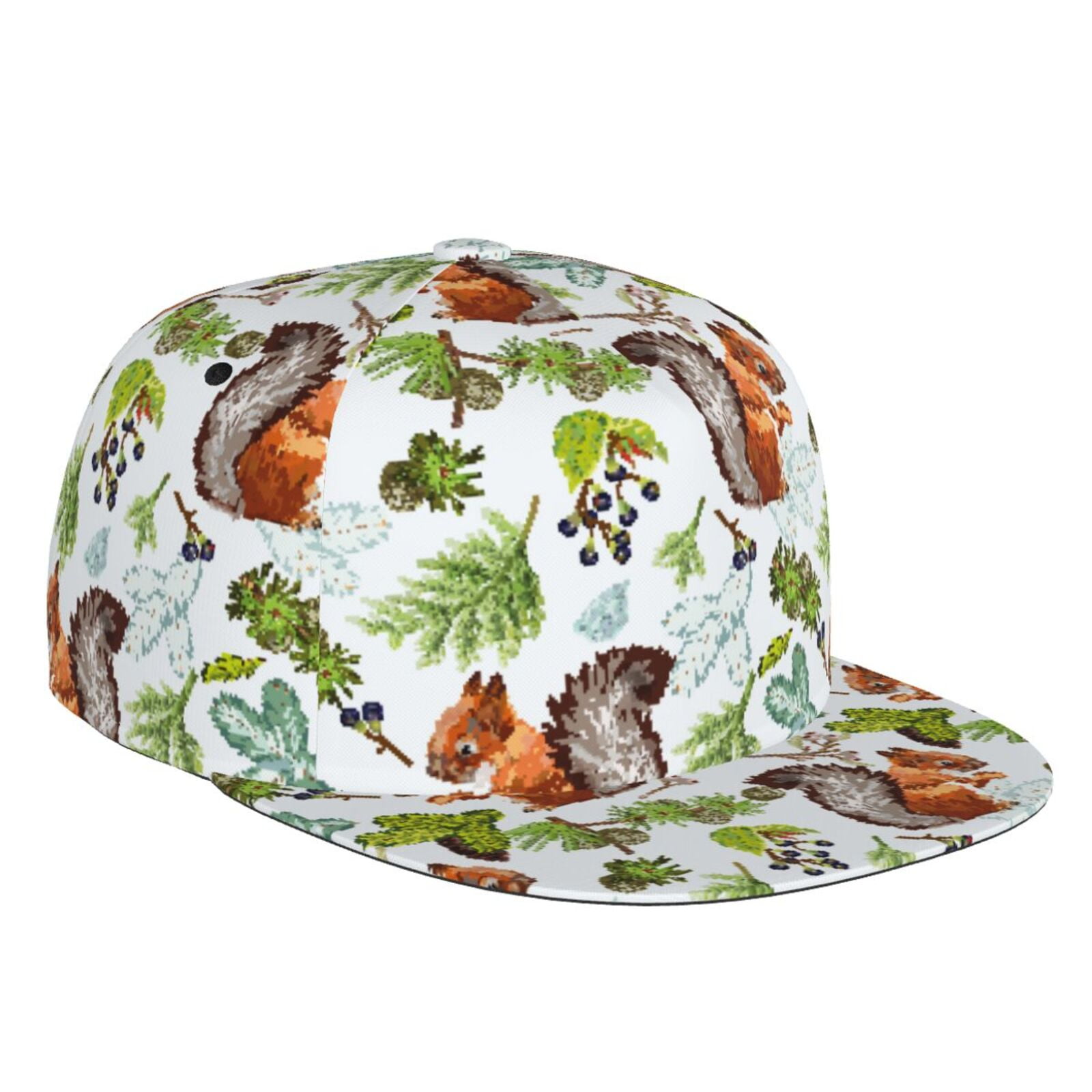 Baseball Cap - Mosaic Forest Squirrel Hats for Men/Women Low Profile ...