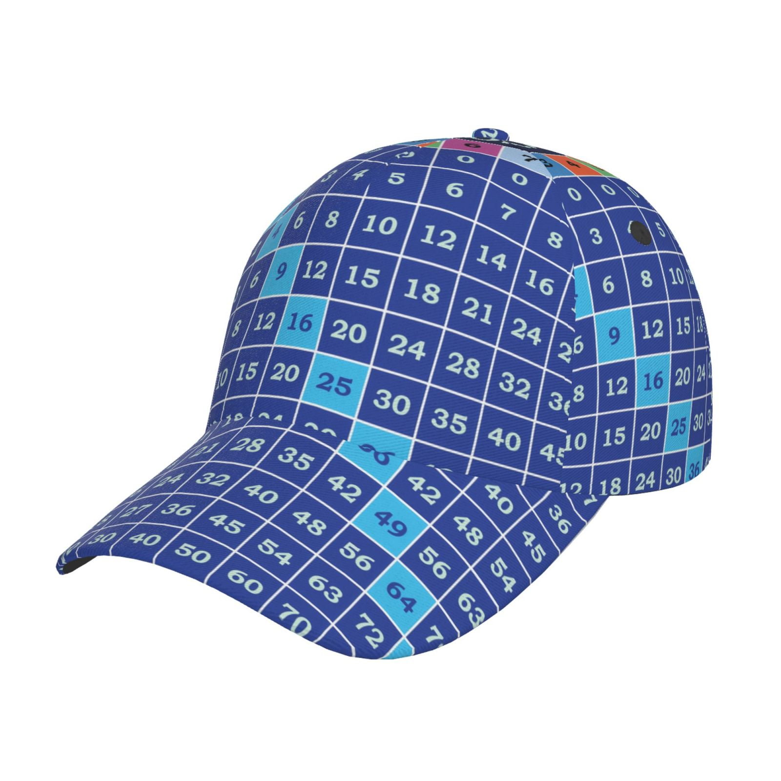 Baseball Cap, Multiplication Table Sun Hats for Men Women, Adjustable ...