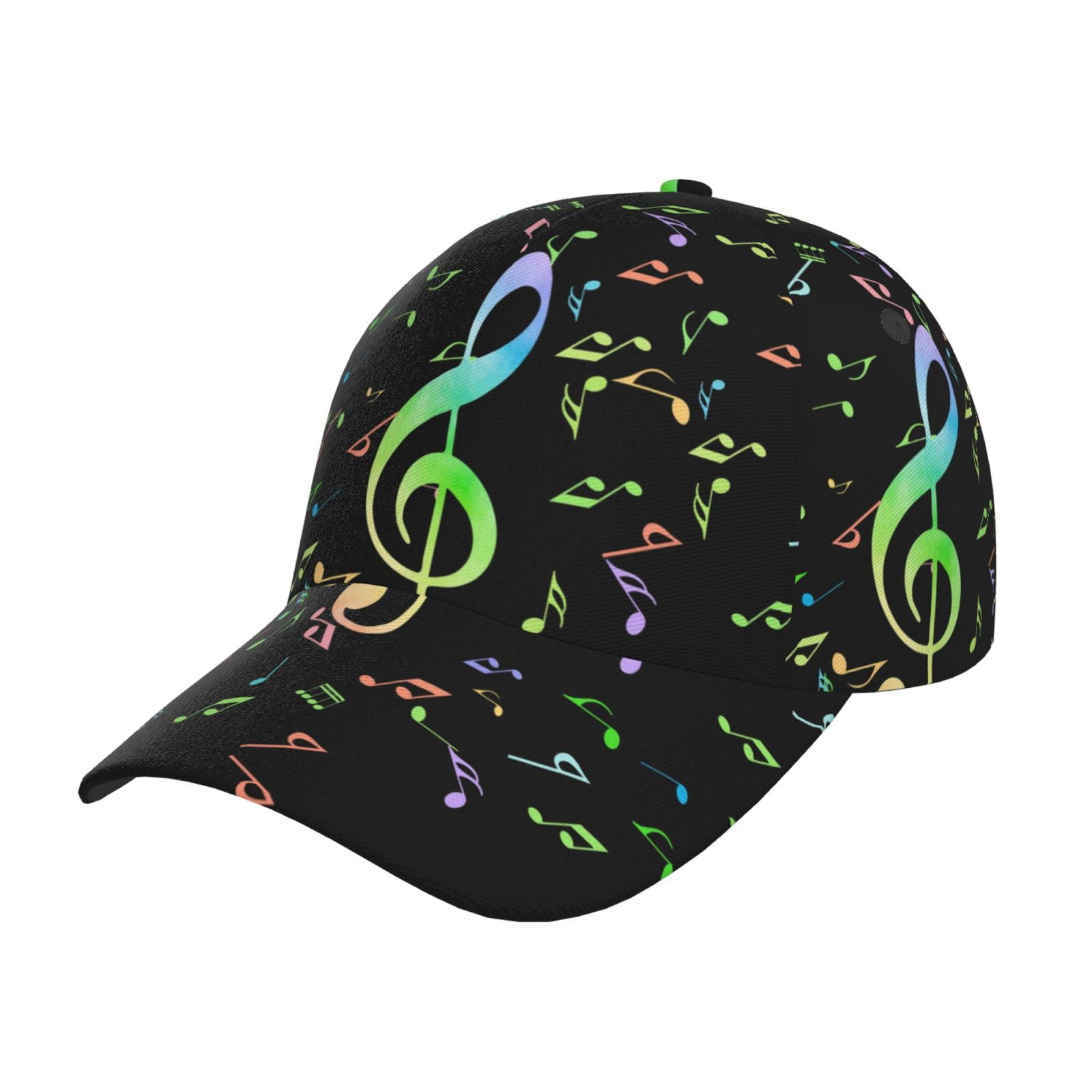 Baseball Cap - Music Notes Hats for Men Women Low Profile Classic ...