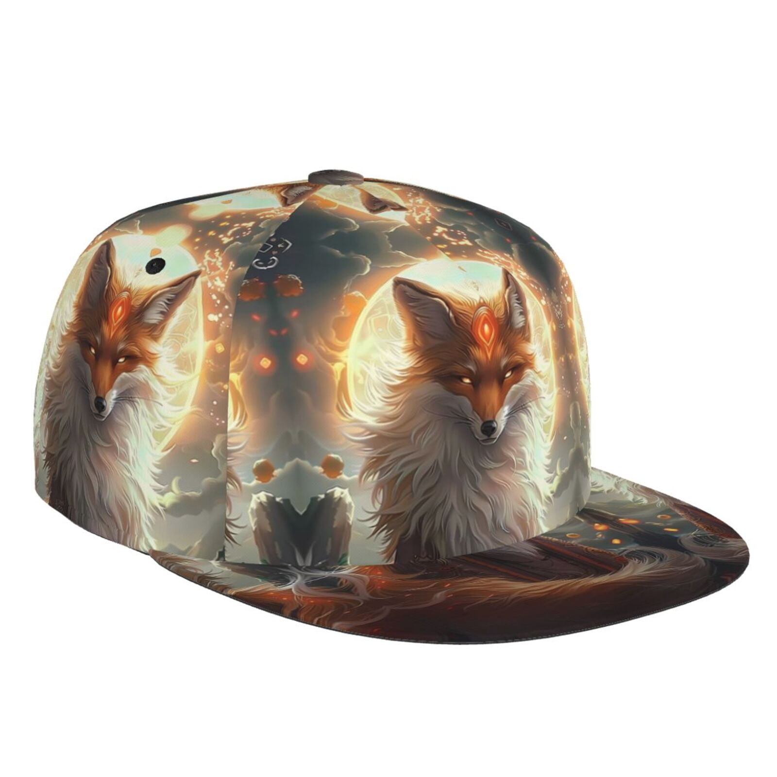 Baseball Cap - Mystic Fox With Halo Hats for Men/Women Low Profile ...