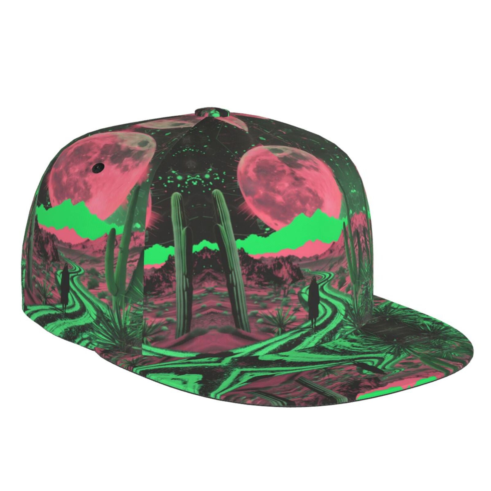 Baseball Cap - Neon Desert Moon Hats for Men/Women Low Profile ...