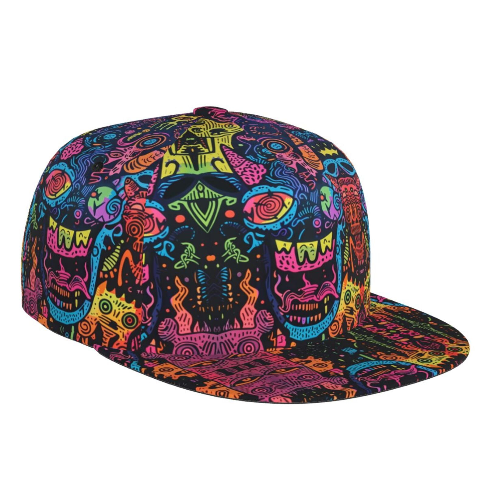 Baseball Cap - Neon Graffiti Urban Art Hats for Men/Women Low Profile ...