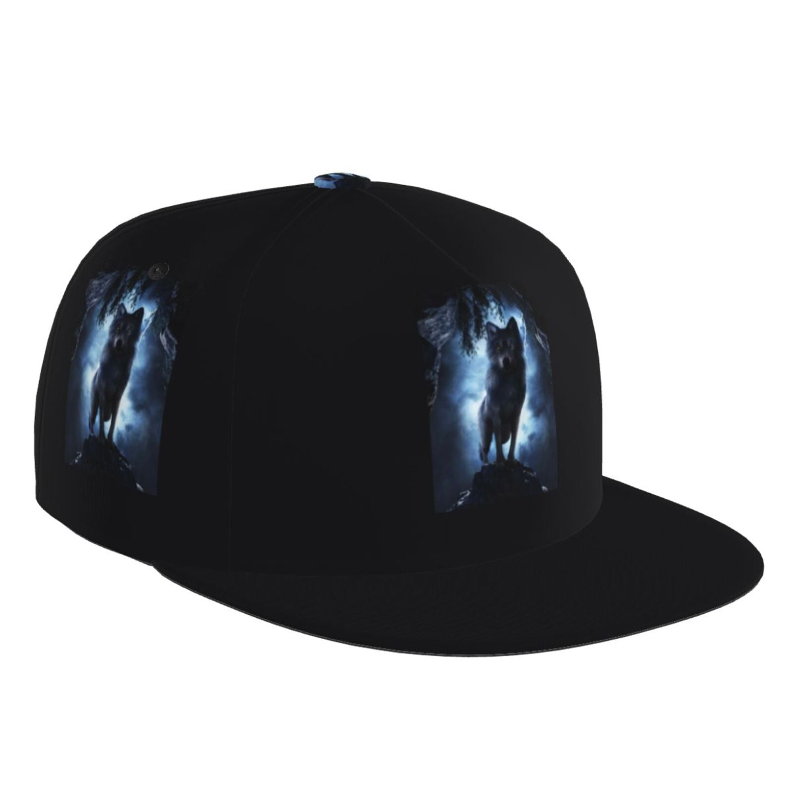 Baseball Cap - Night Scene of Wolves Hats for Men/Women Low Profile ...