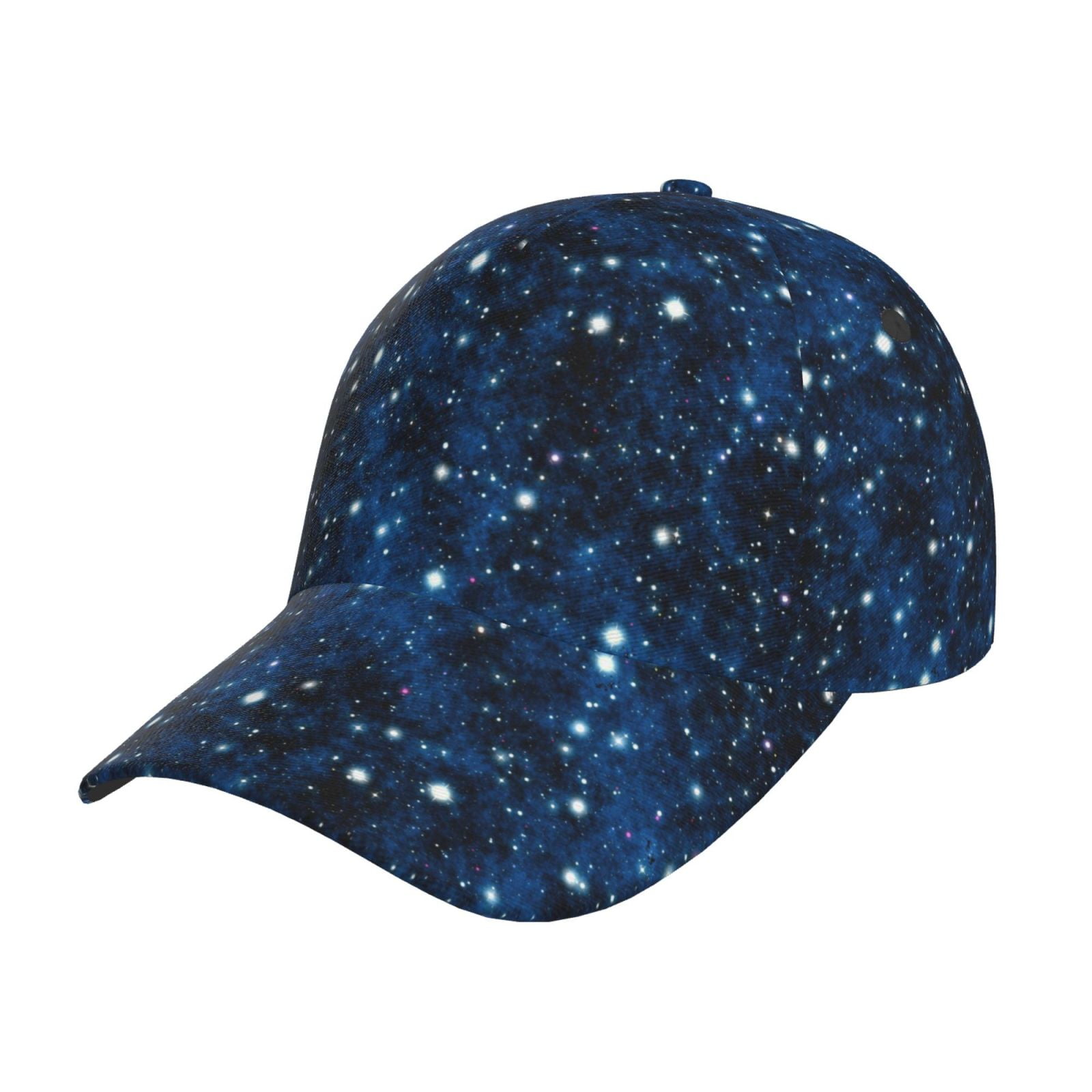 Baseball Cap, Night sky blue nebula stars cool Trucker Hats Women Dad ...