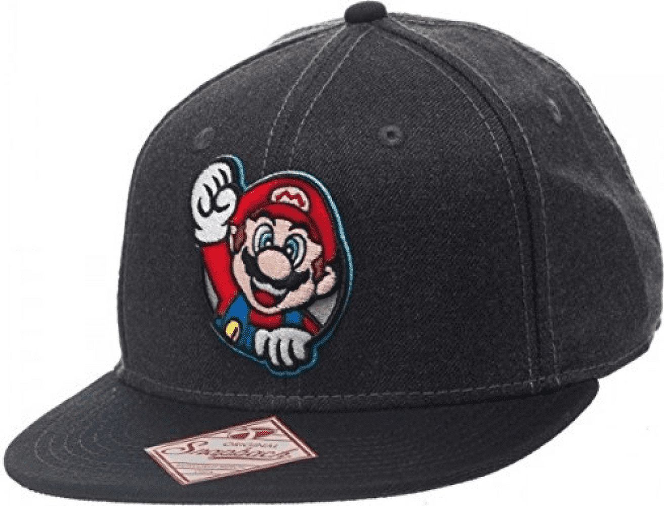 Baseball Cap - Nintendo - Mario Gray Snapback Hat Toys sb1zclsmb ...