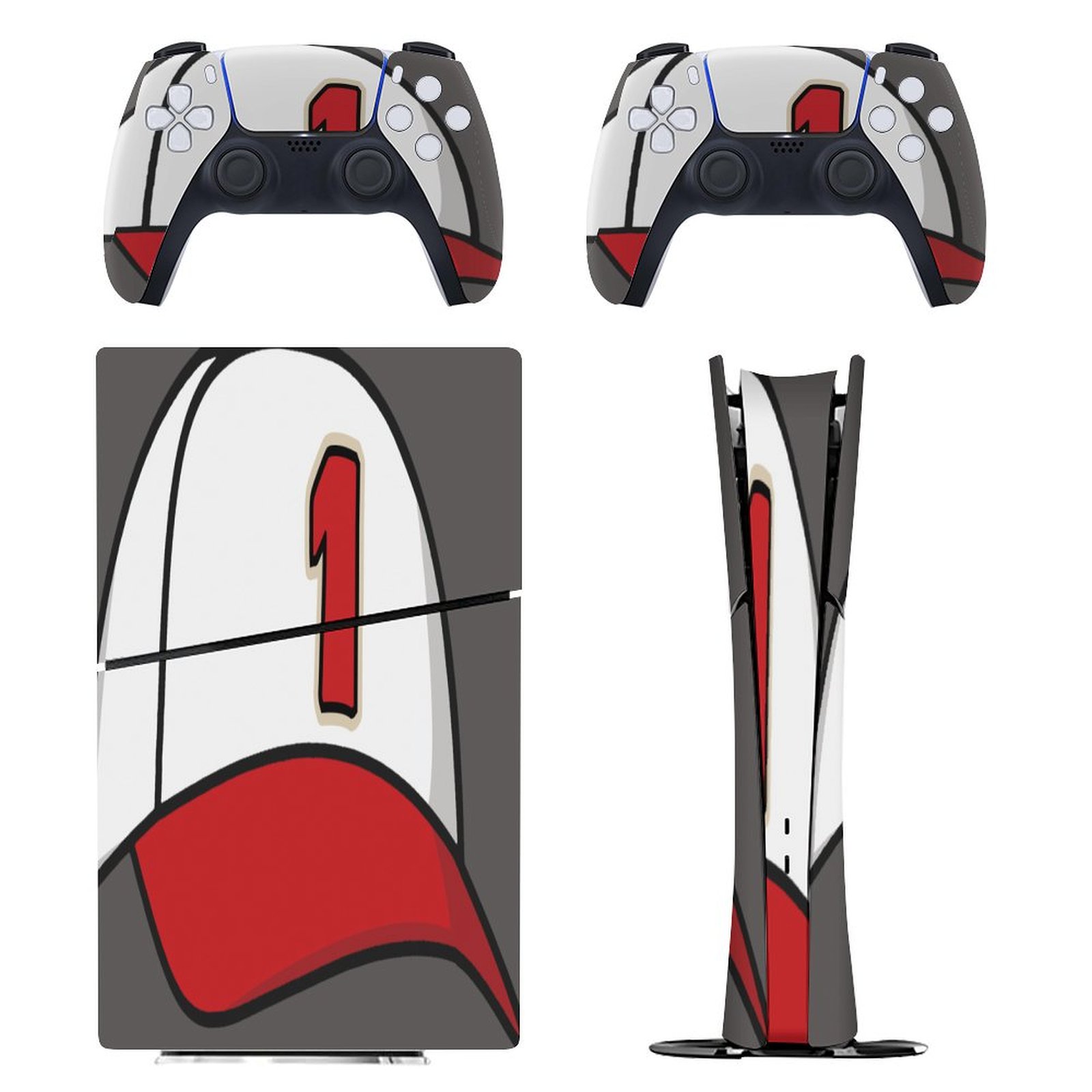 Baseball Cap, Number One PS5/PS5 Slim Digital Disc Skin Sticker For ...