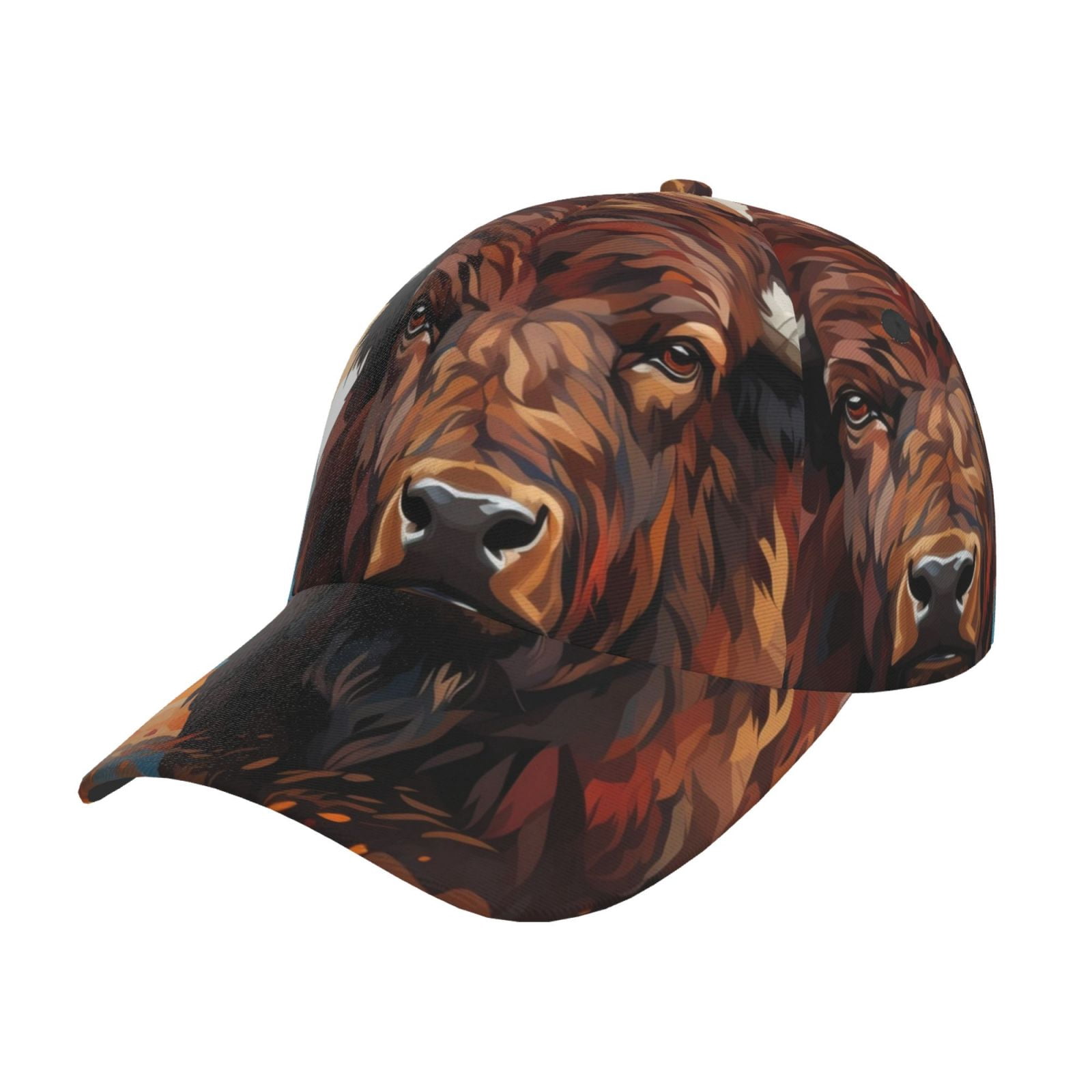 Baseball Cap, Oil Painting Style Iceberg Yak Sun Hats for Men Women ...