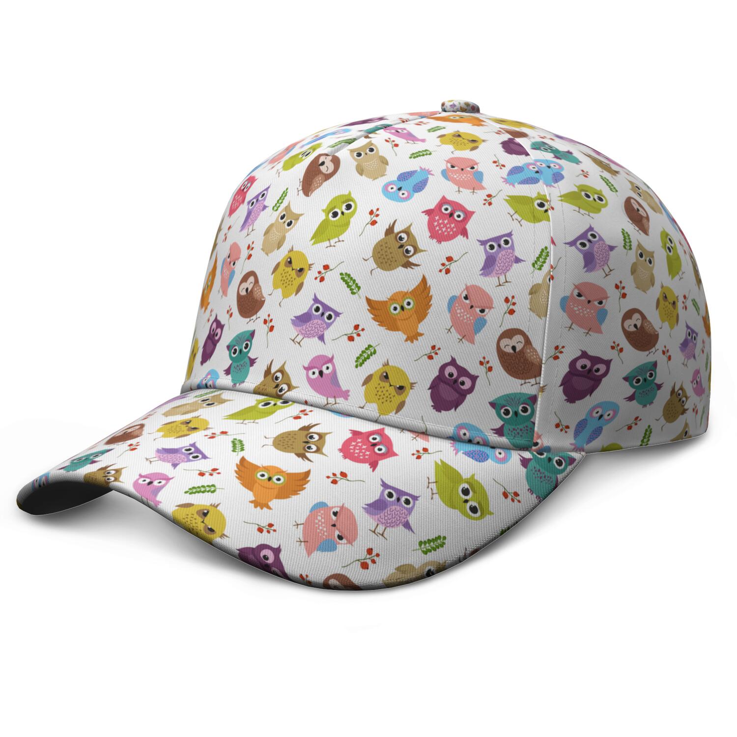 Baseball Cap for Owl Men - Lightweight Breathable Athletic Hat for ...