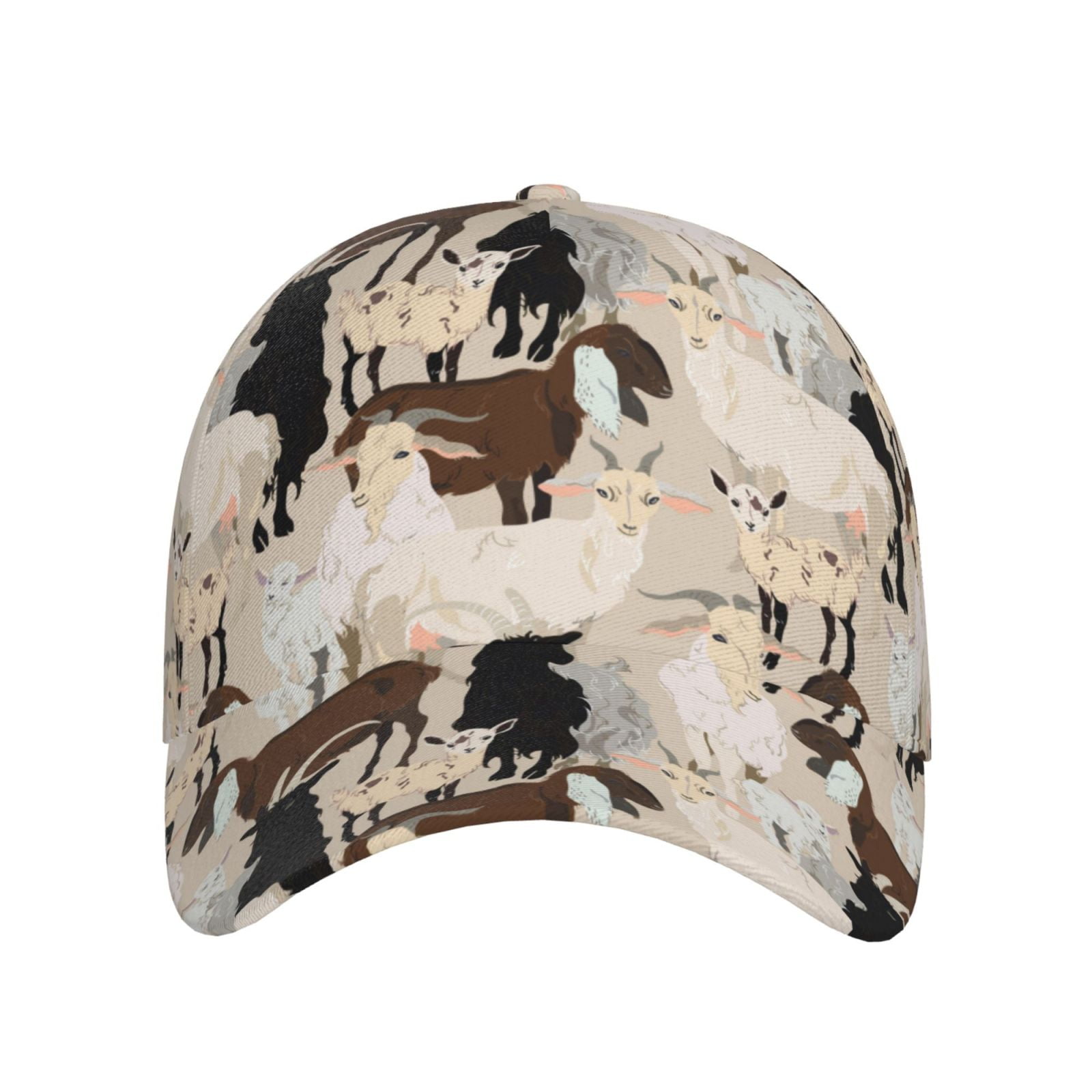 Baseball Cap, Painted Cartoon Colorful Cute Goat Trucker Hats Women Dad ...