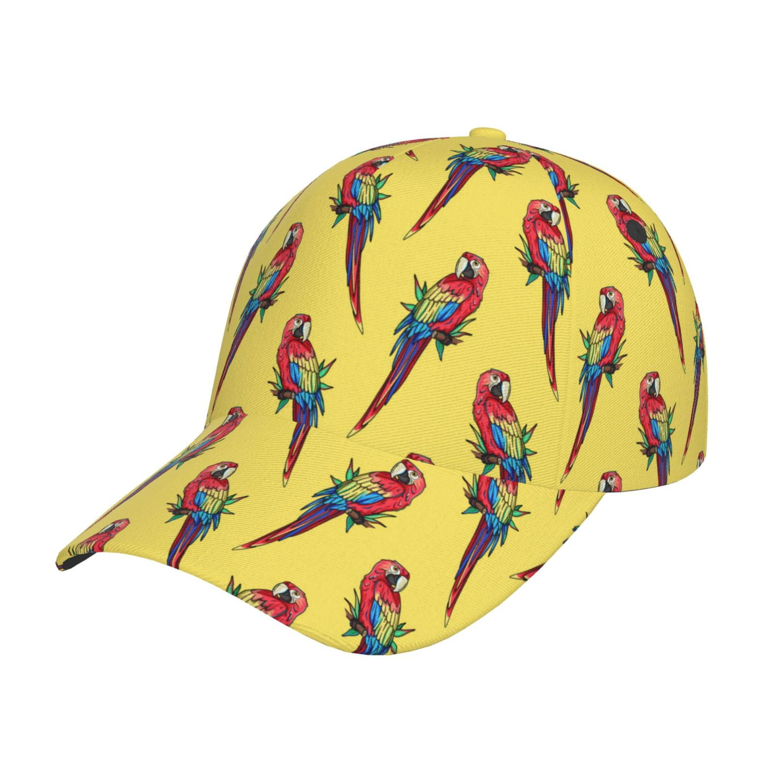 Baseball Cap, Painted Colorful Cute Parrots Hats For Men Women Low ...