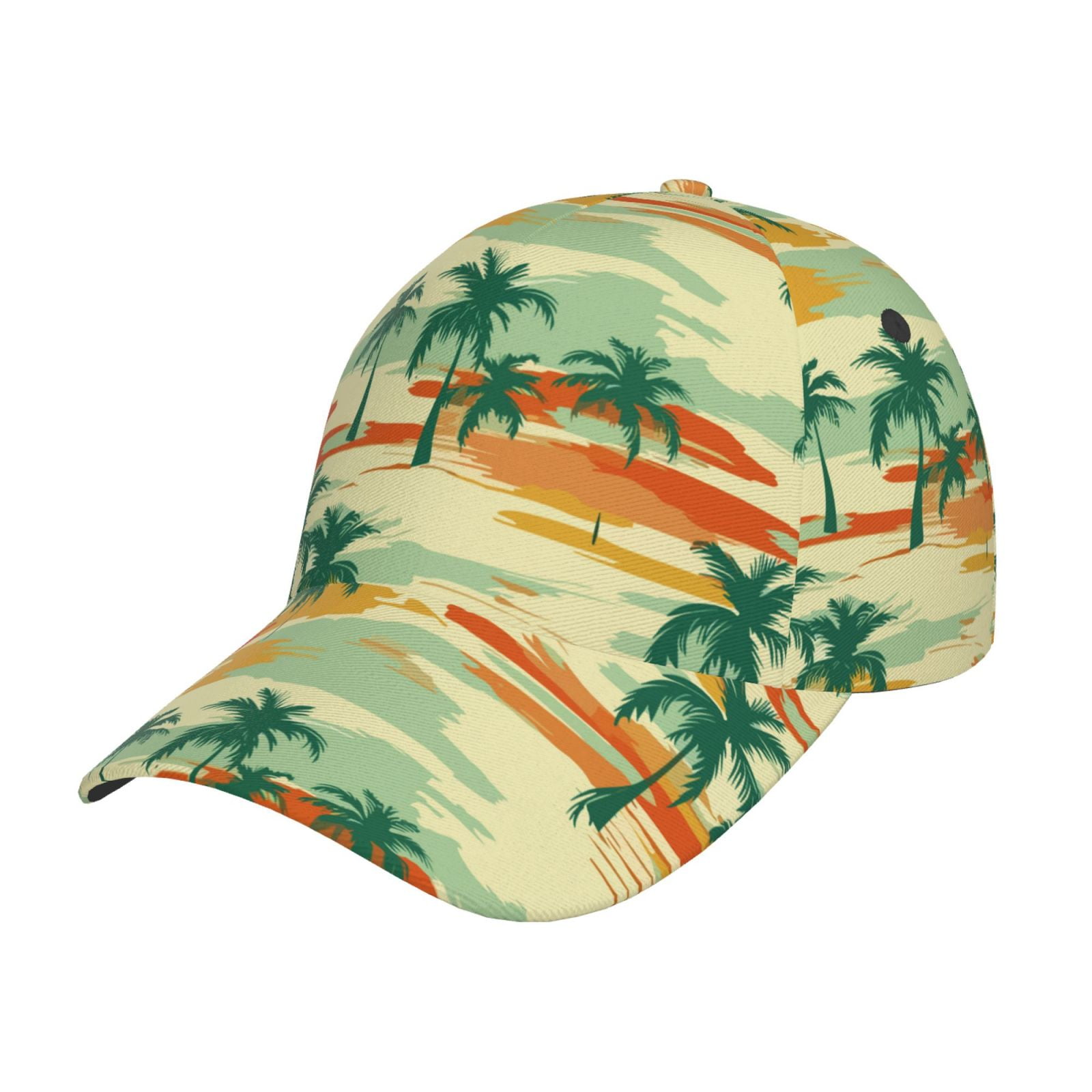 Baseball Cap, Palm Tree_Am Sun Hats For Men Women, Adjustable Golf Dad ...
