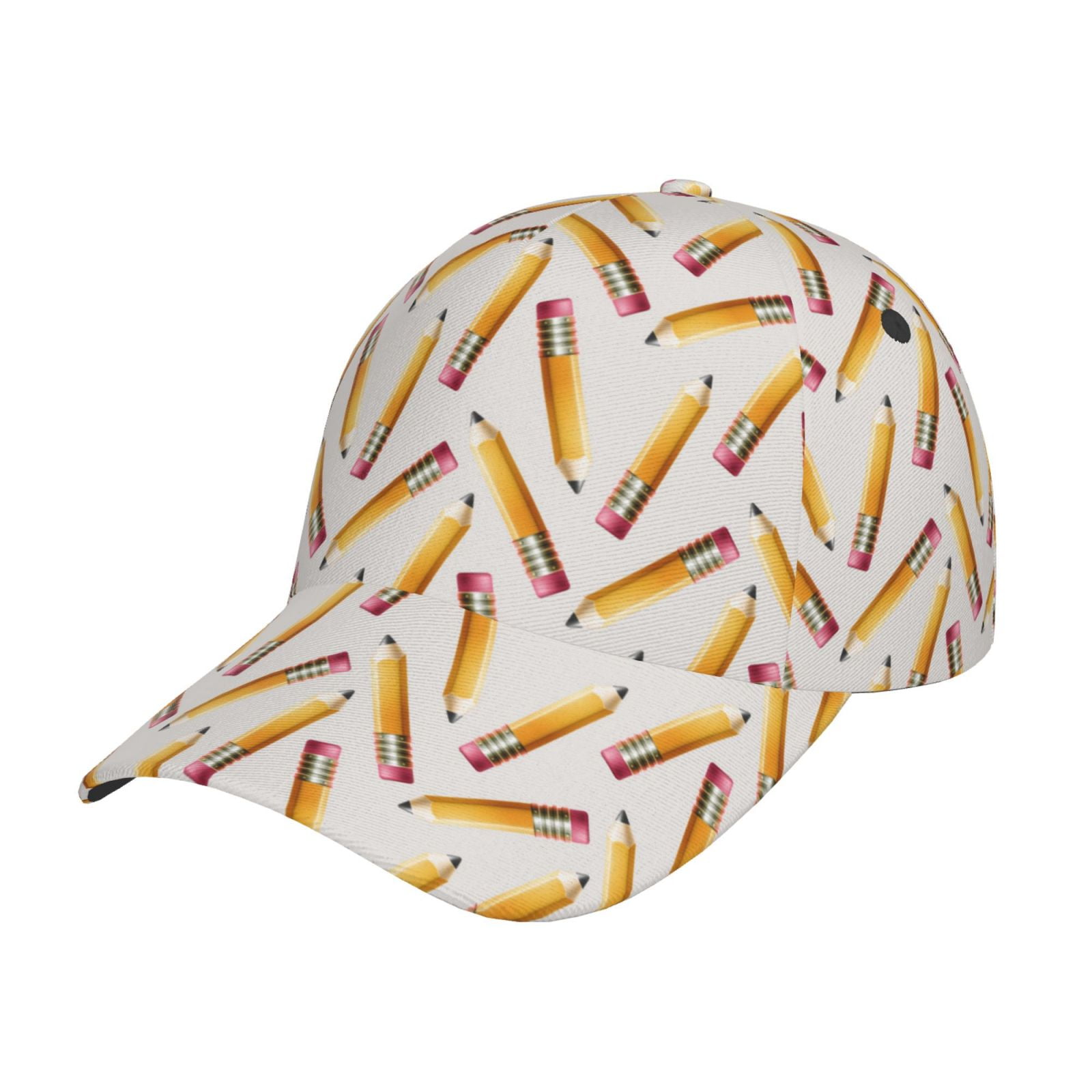 Baseball Cap - Pencil Print Adjustable Size Hats For Men And Women, Dad ...