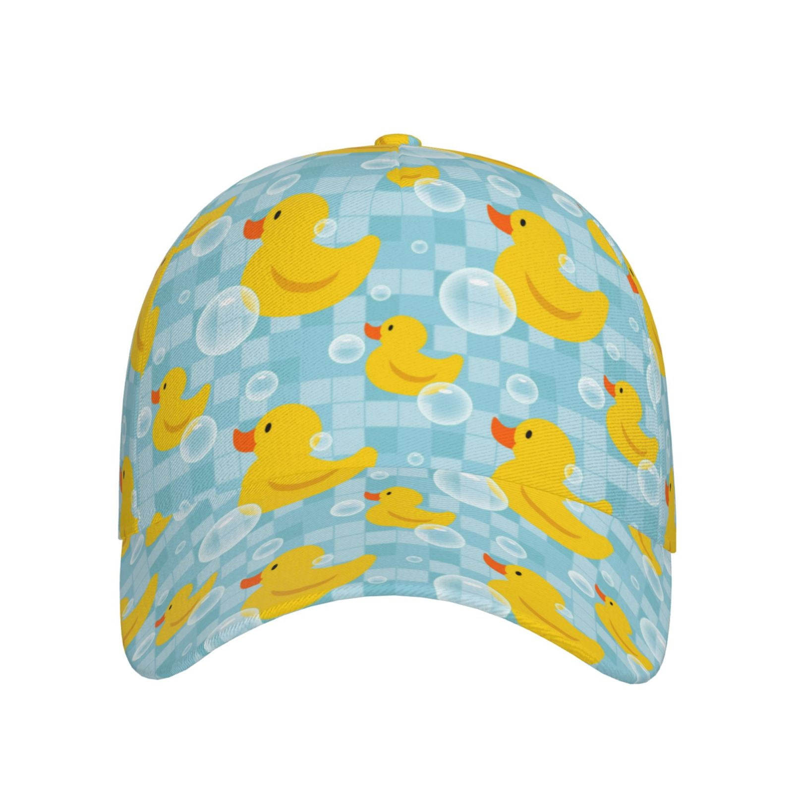 Baseball Cap, Plaid Cartoon Cute Duck Bubble Trucker Hats Women Dad Hat ...