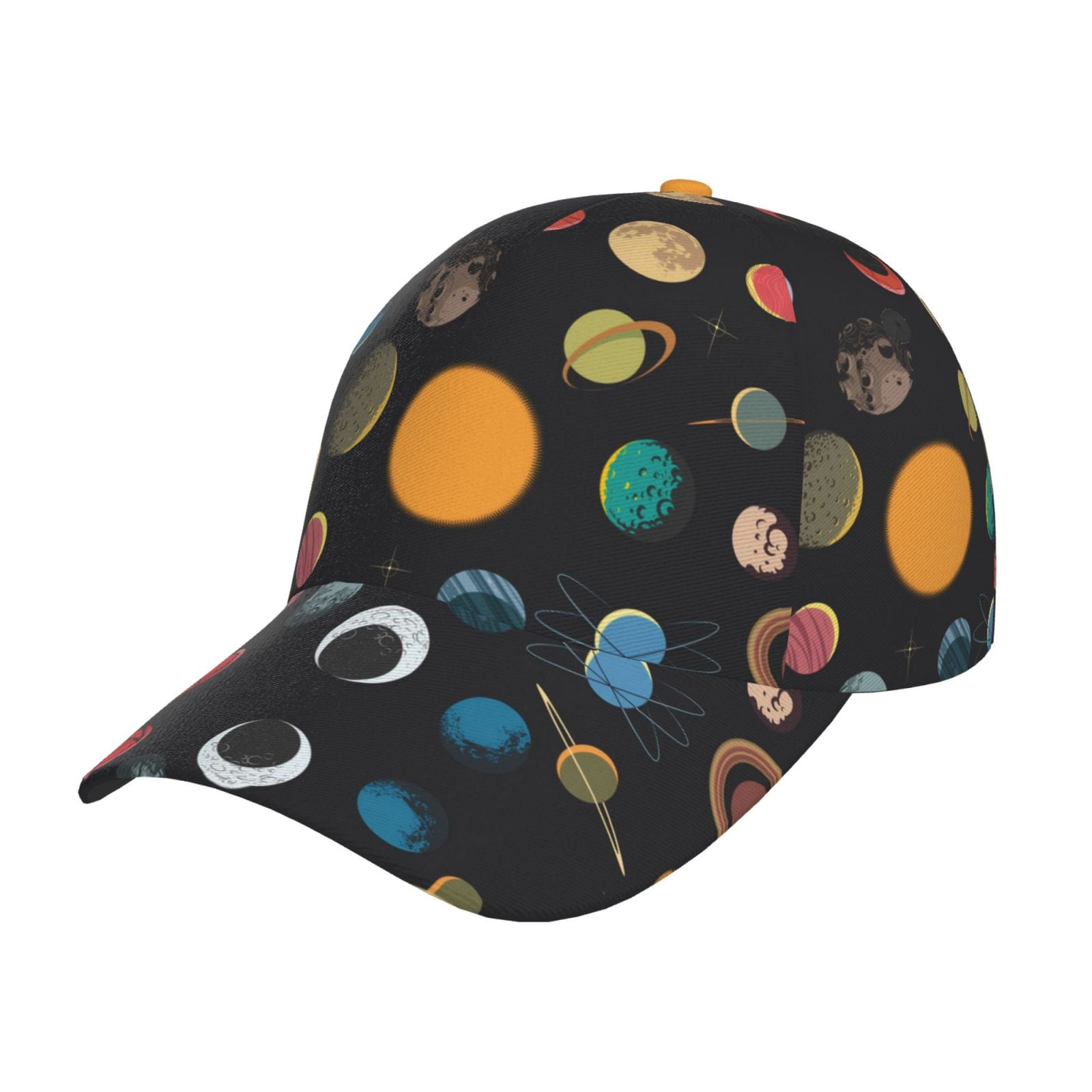Baseball Cap - Planets And Their Moons Hats for Men Women Low Profile ...