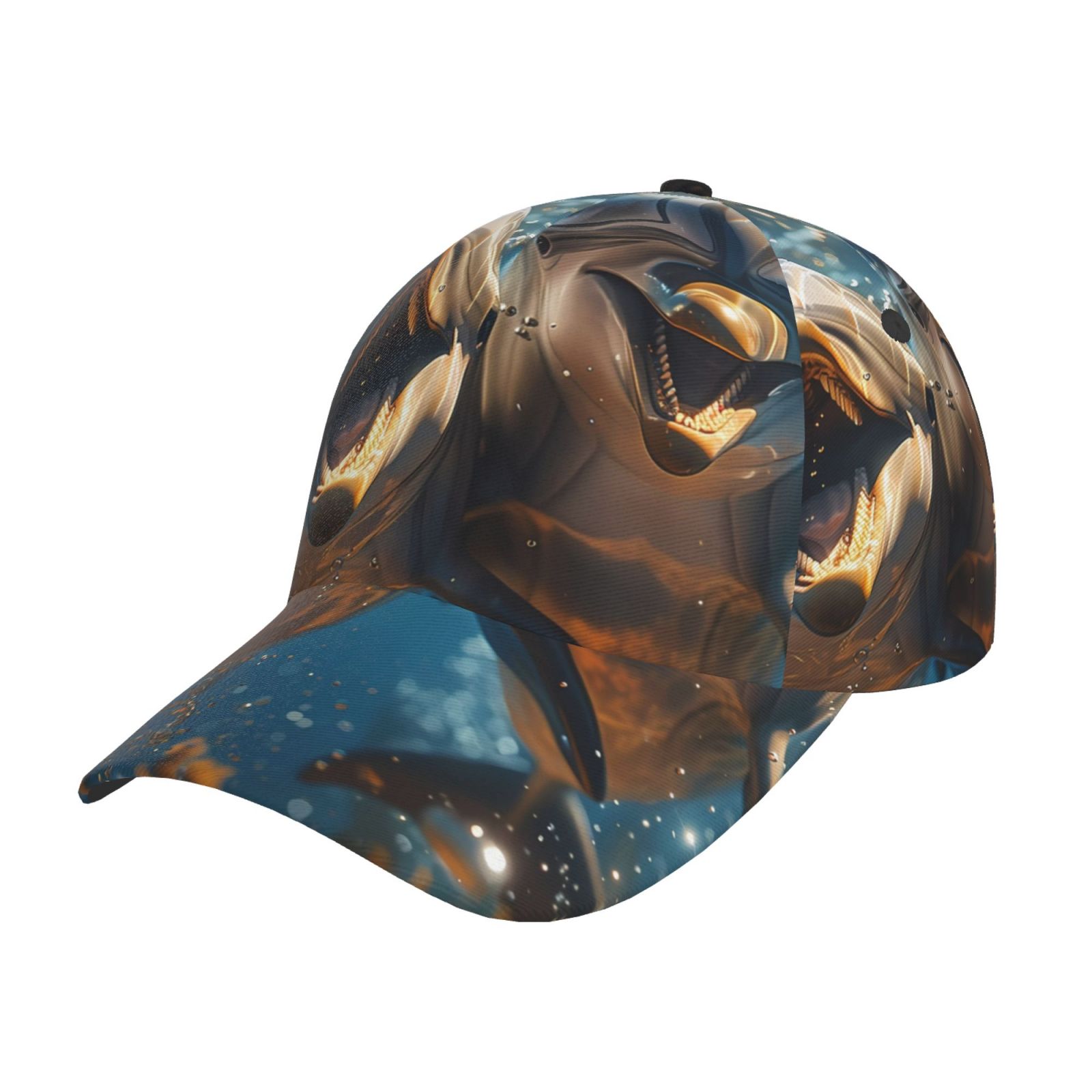Baseball Cap, Playful Dolphins Underwater Sun Hats for Men Women ...
