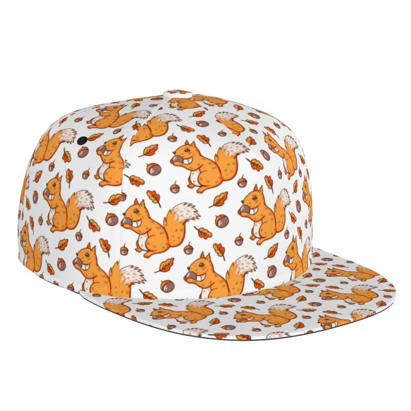 Baseball Cap - Playful Squirrel Autumn Hats for Men/Women Low Profile ...