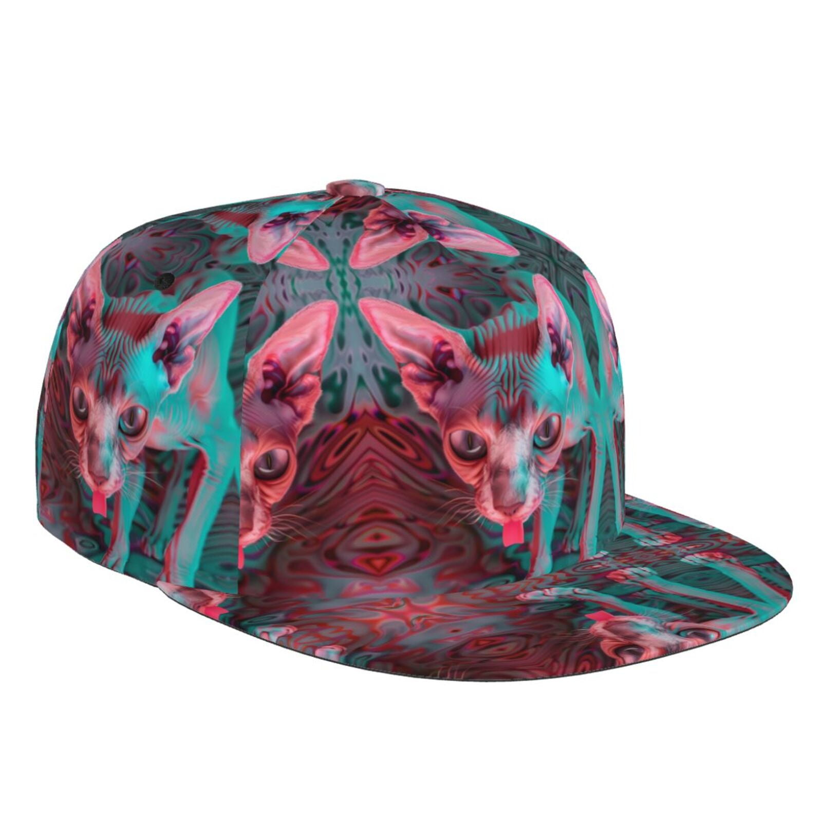Baseball Cap - Psychedelic Hairless Cat Hats for Men/Women Low Profile ...
