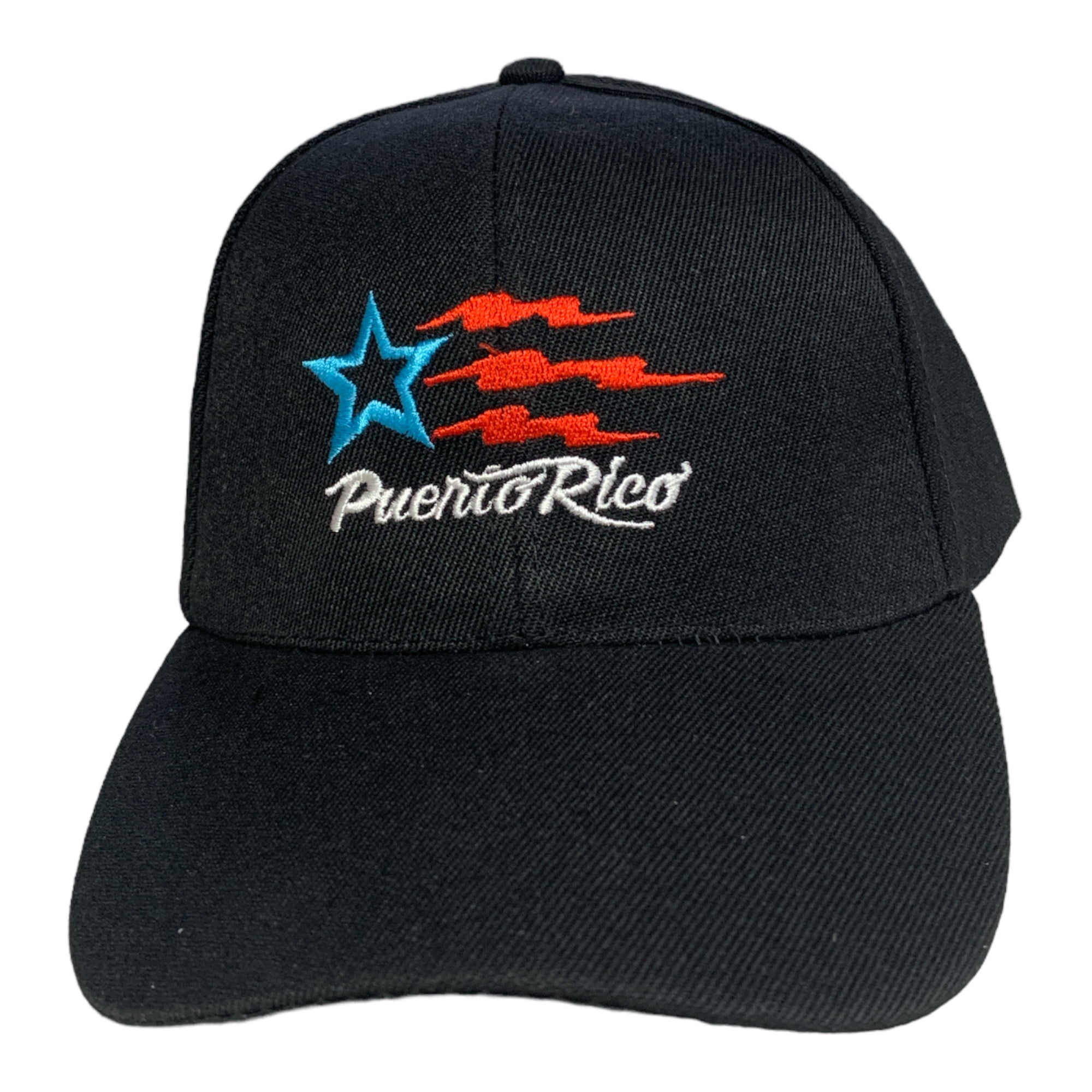 Baseball Cap Puerto Rico Black Flag Star - Walmart.com