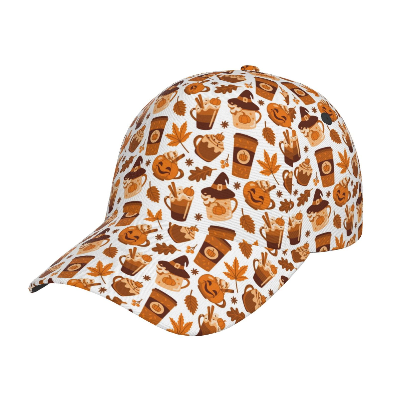 Baseball Cap - Pumpkin Witch Hat Coffee Hats for Men Women Low Profile ...