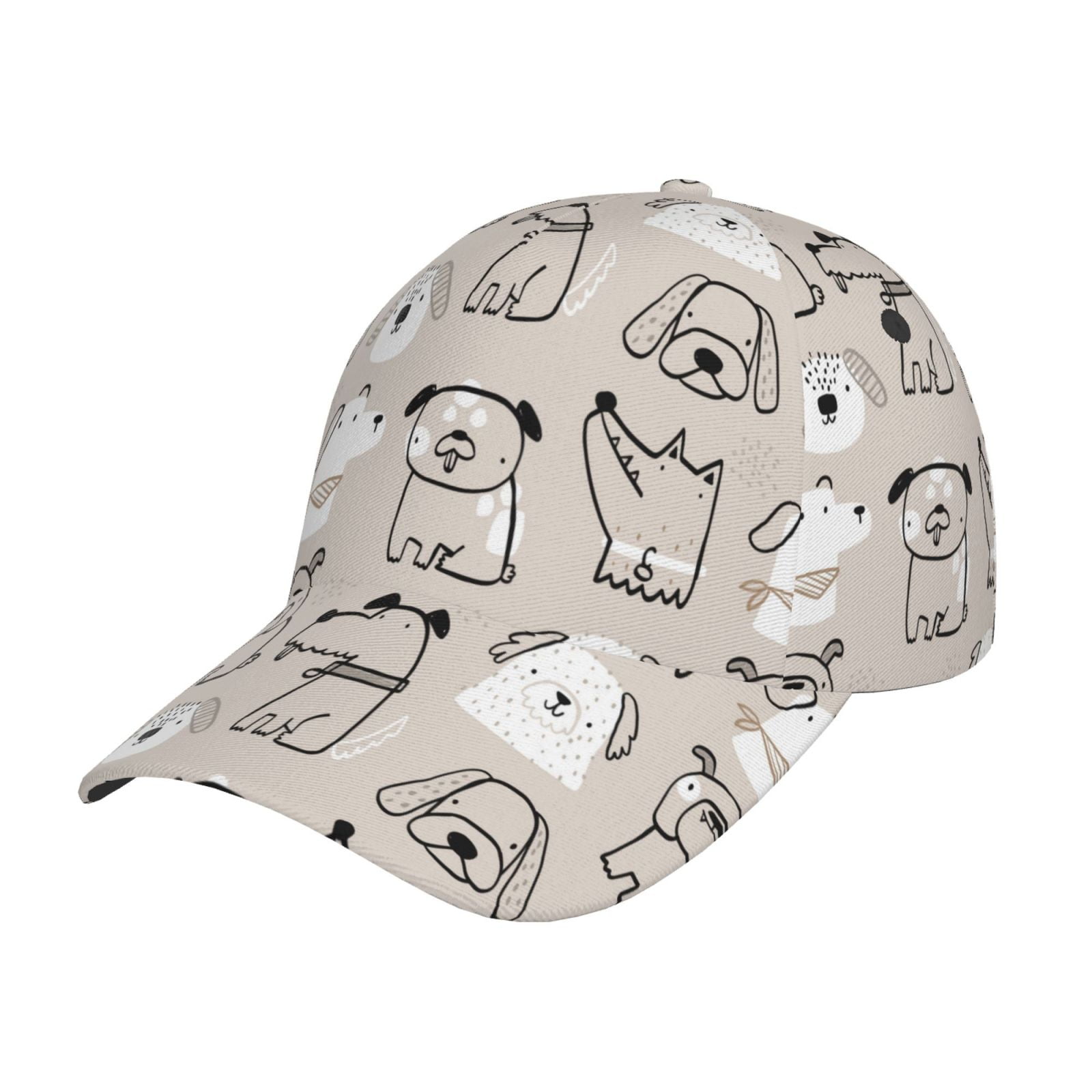 Baseball Cap, Puppy Print Hats For Men Women Low Profile Classic ...