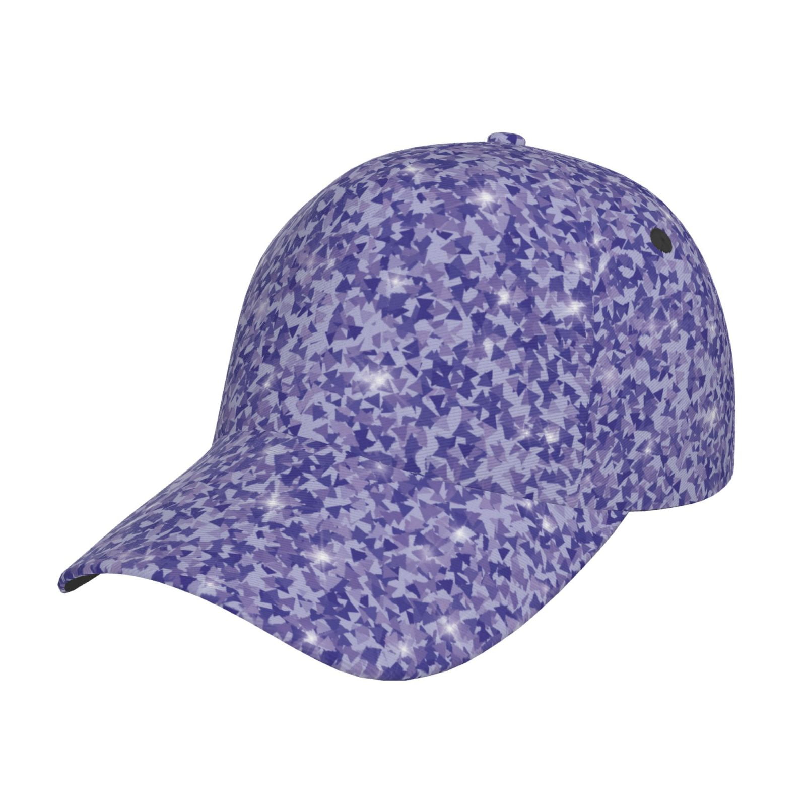 Baseball Cap, Purple Glitter Pattern Hats For Men Women Low Profile ...
