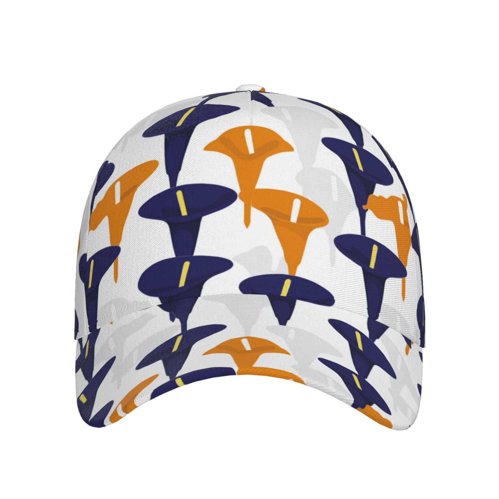 Baseball Cap, Purple Yellow Calla Lily Flowers Trucker Hats Women Dad ...