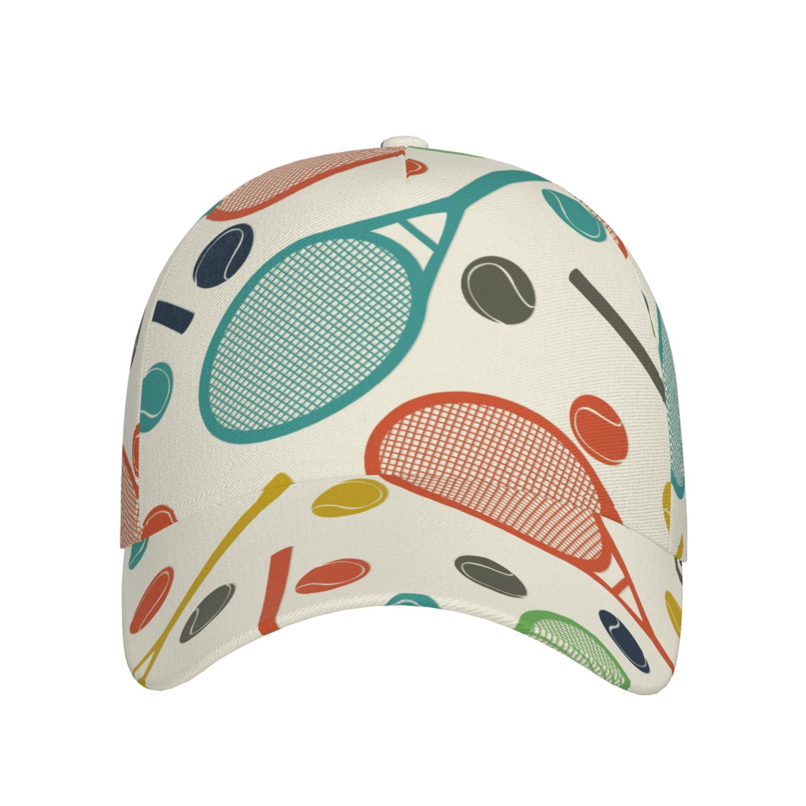 Baseball Cap, Racket And Tennis Ball Trucker Hats Women Dad Hat For ...