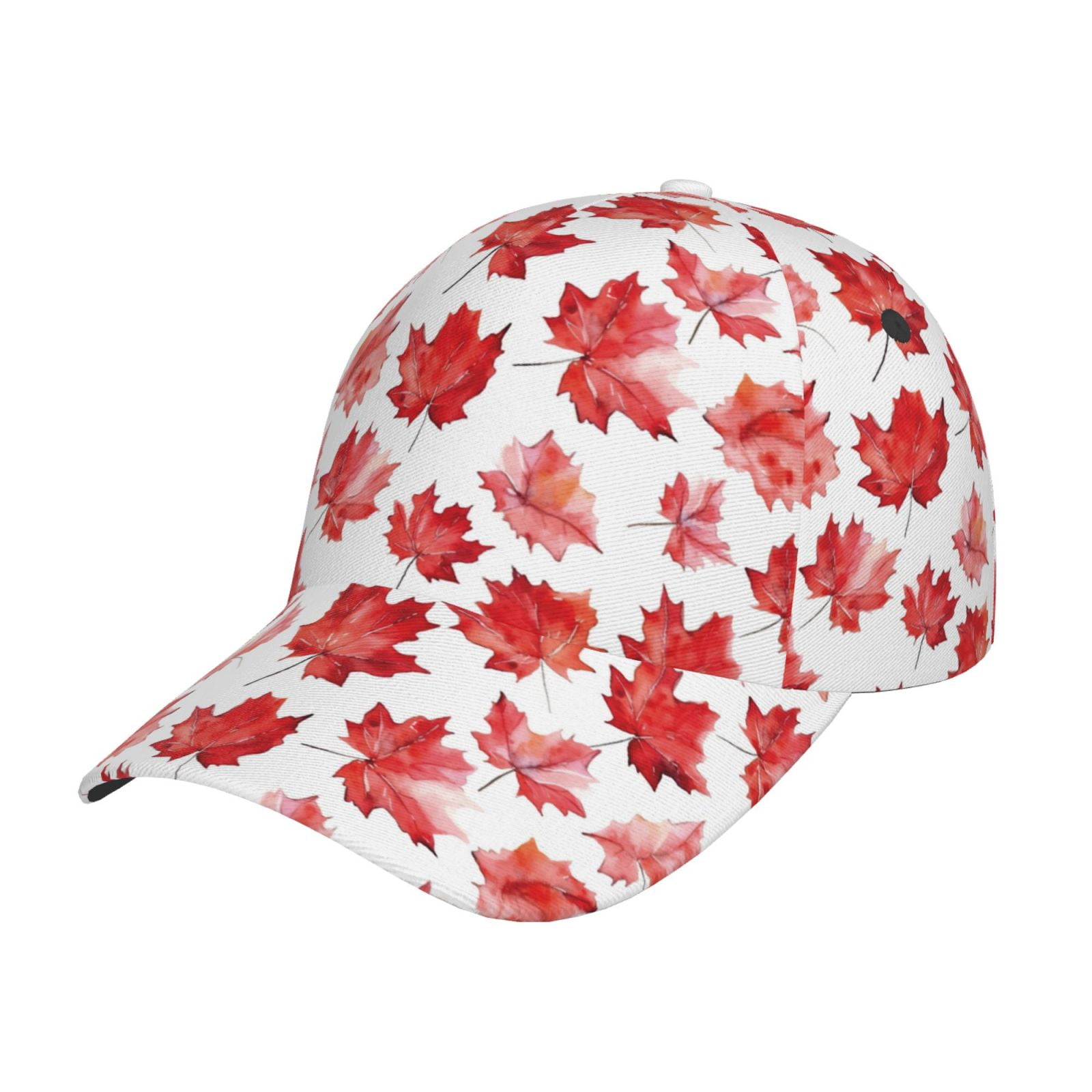 Baseball Cap - Realistic Maple Leaf Adjustable Size Hats for Men and Women, Dad Hat Golf Trucker ...