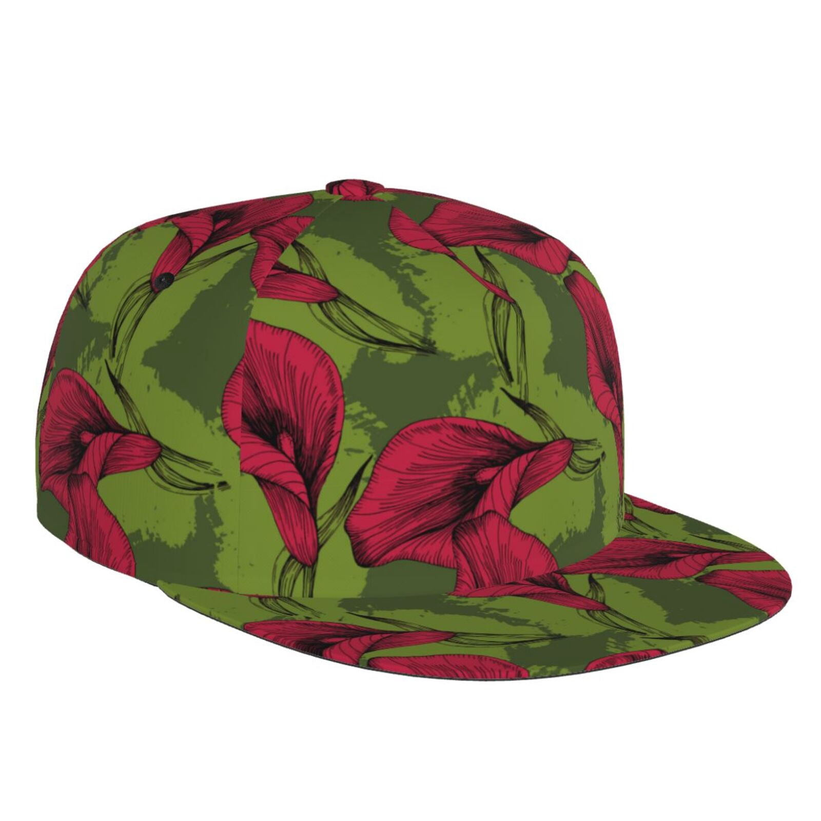 Baseball Cap - Red Calla Lily Flowers Hats for Men/Women Low Profile ...