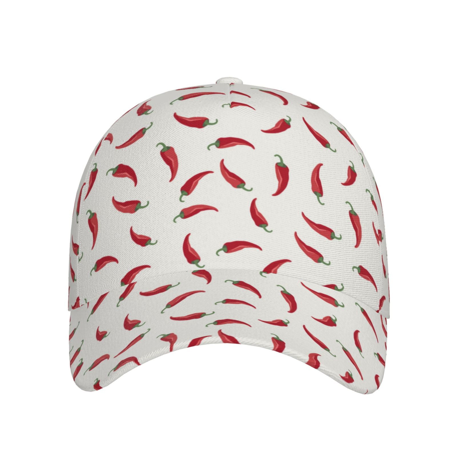 Baseball Cap, Red Chili Pepper Trucker Hats Women Dad Hat For Workouts ...