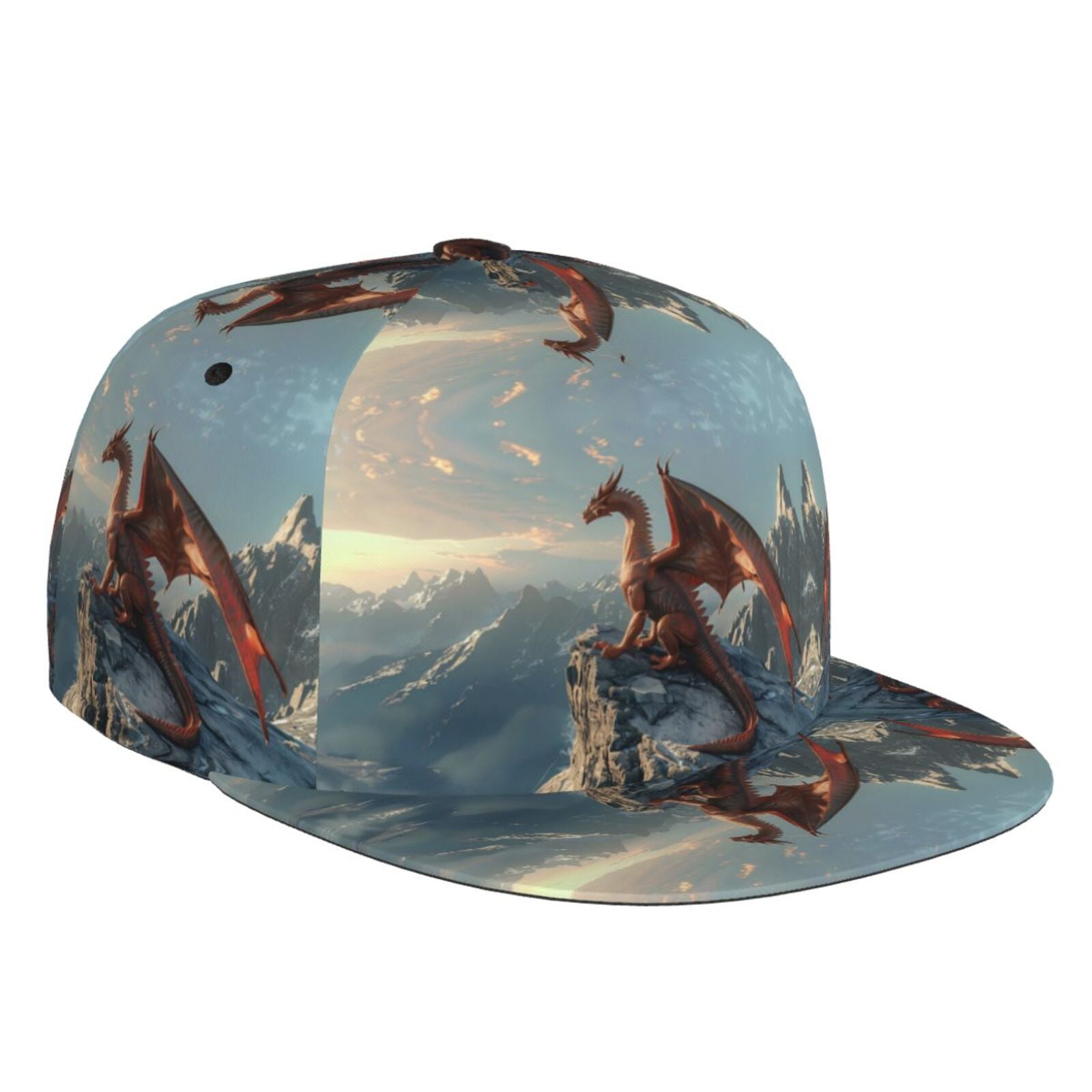 Baseball Cap - Red Dragon Mountain Sunrise Hats for Men/Women Low ...